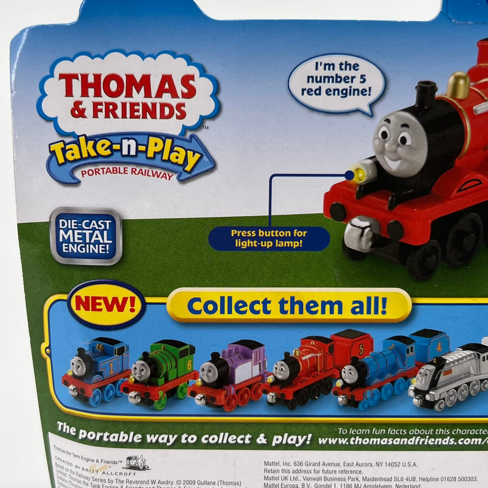 Fisher-Price Thomas & Friends Take-N-Play Talking James Die Cast Metal ...