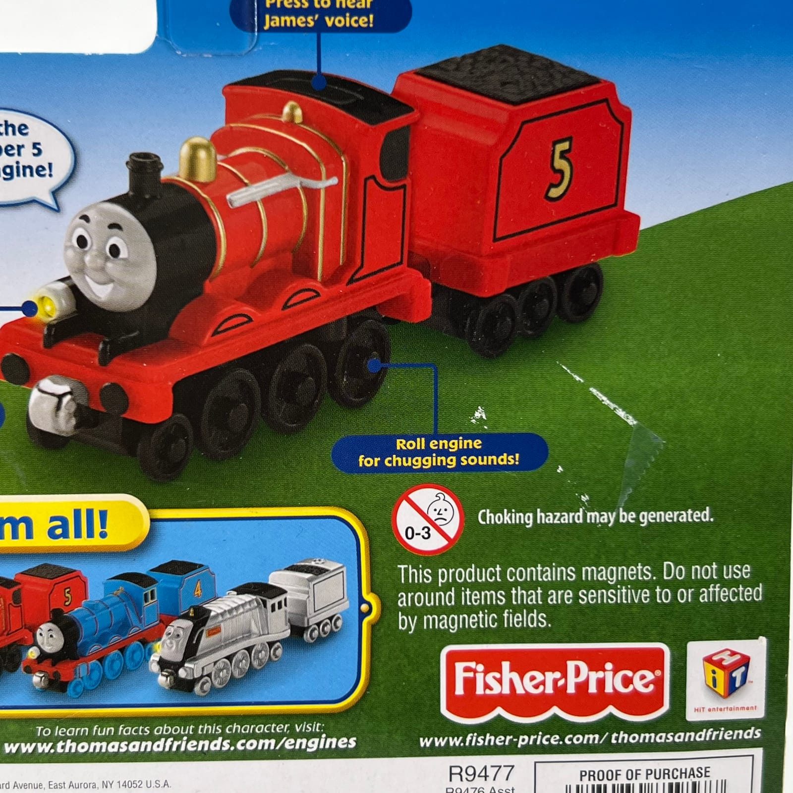 Fisher-Price Thomas & Friends Take-N-Play Talking James Die Cast Metal ...