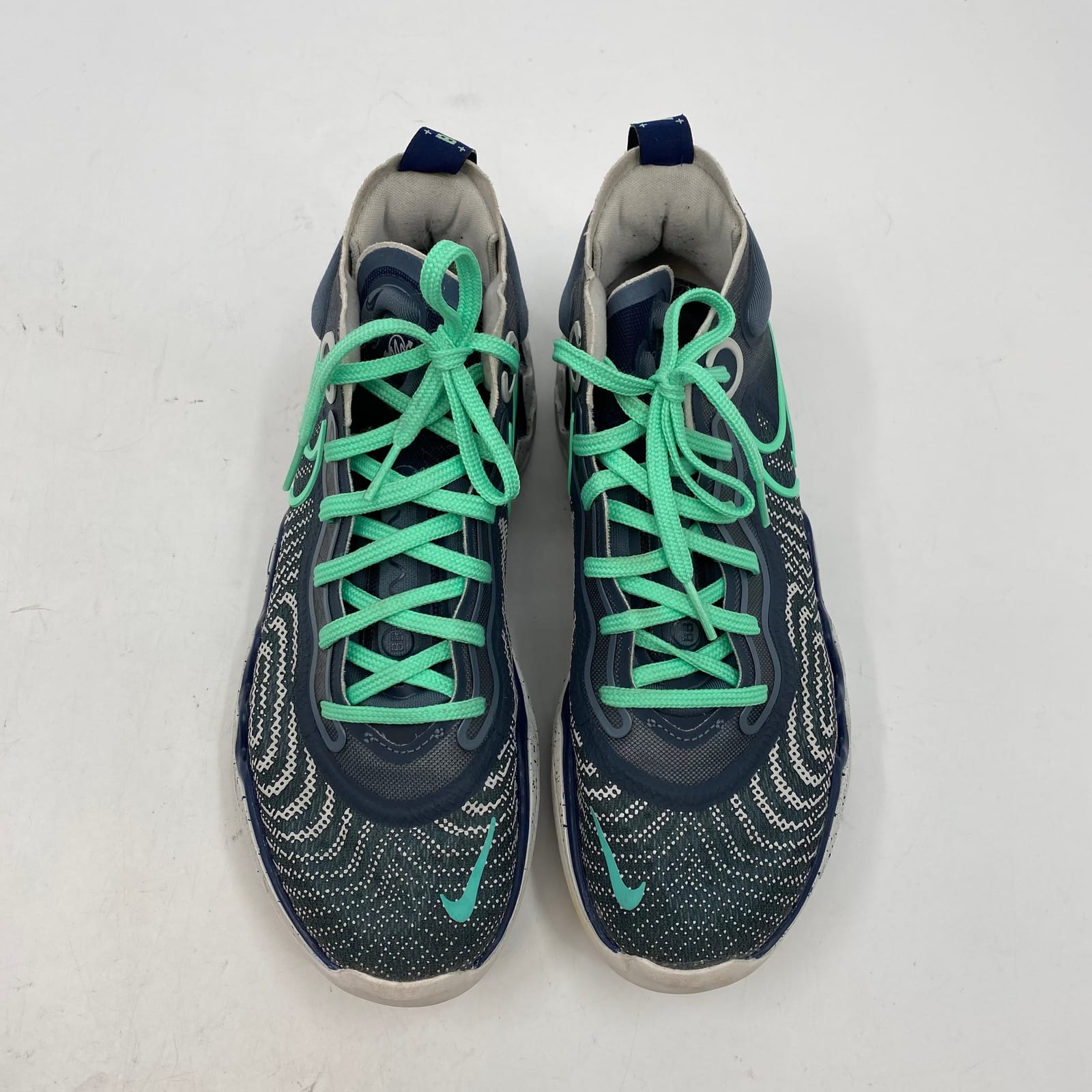 Nike Gray Blue Synthetic Air Zoom GT Sneakers Nike Gray Blue Synthetic ...