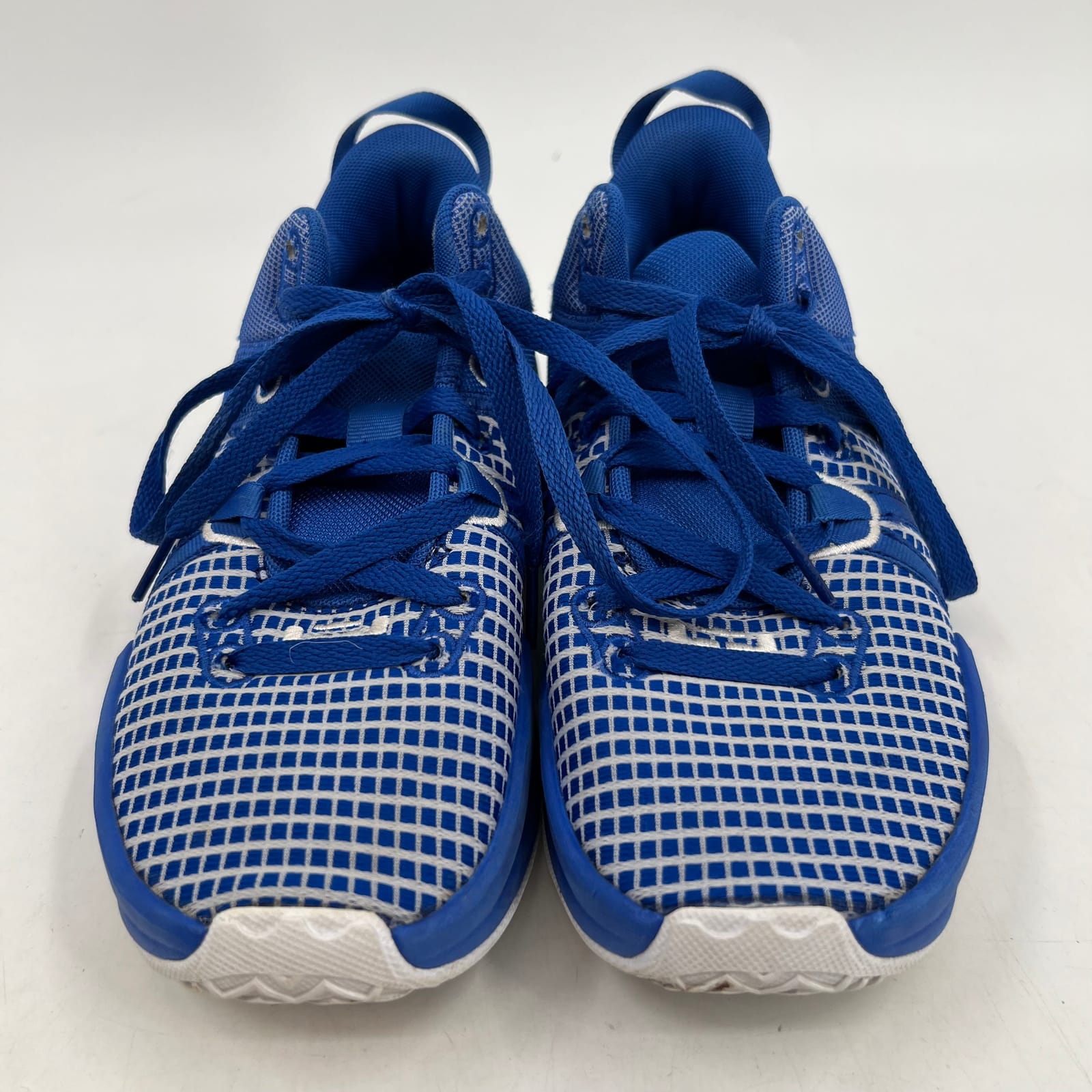 Nike Blue White Lebron Witness 7 Sneakers Nike Blue White Lebron ...