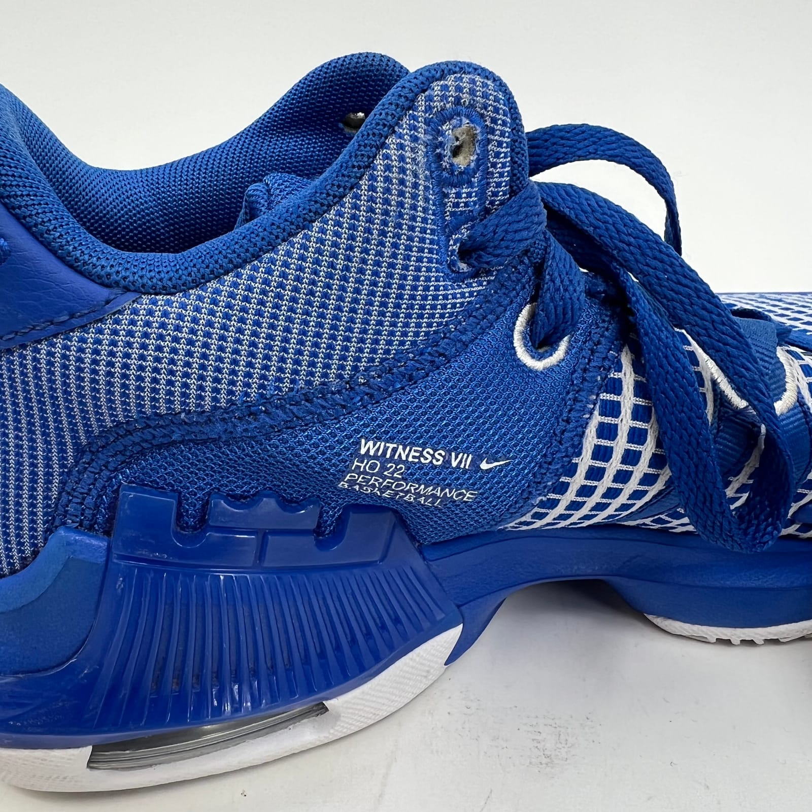 Nike Blue White Lebron Witness 7 Sneakers Nike Blue White Lebron ...