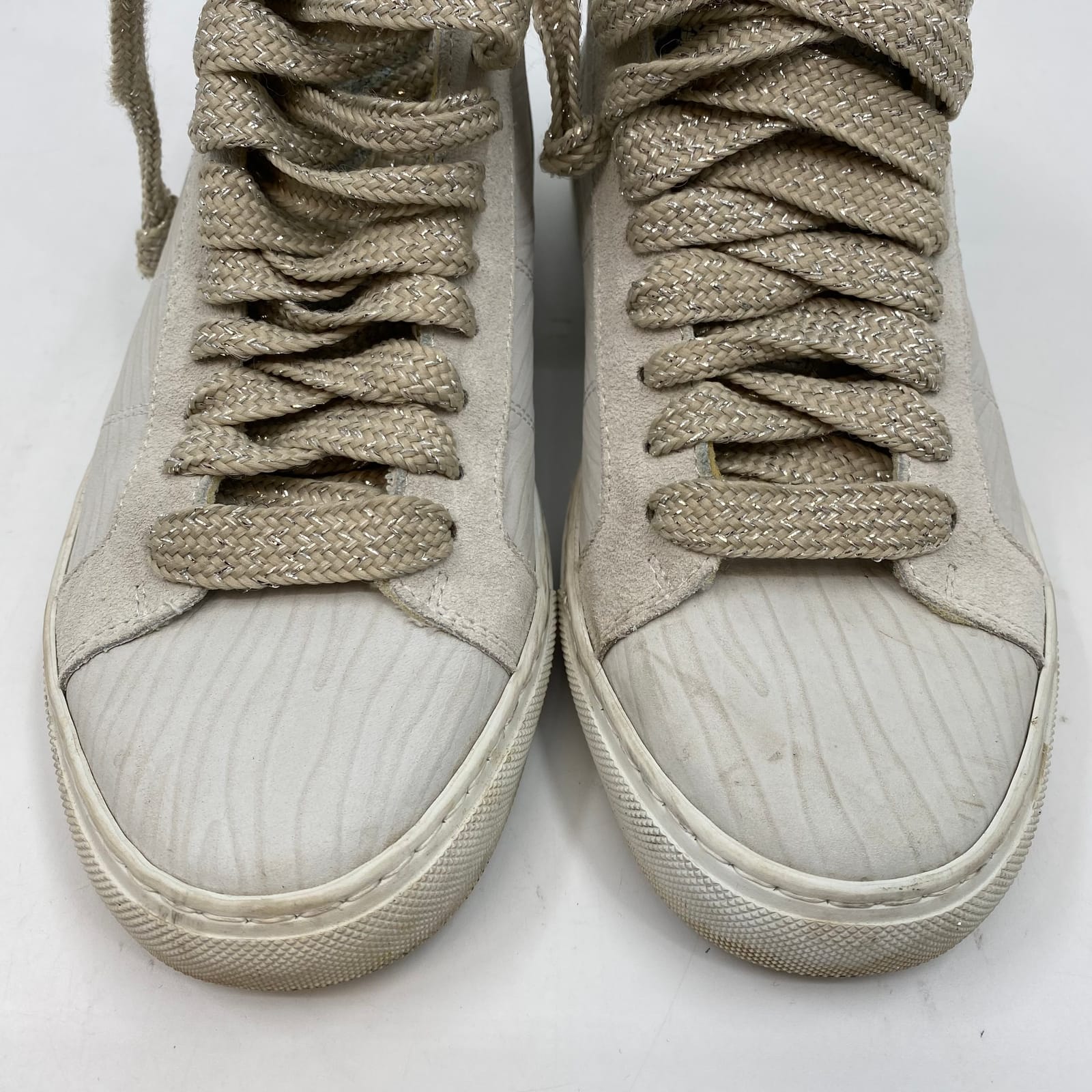 P448 Gray High Top Sneakers P448 Gray High Top Sneakers Size 38EU (Good ...