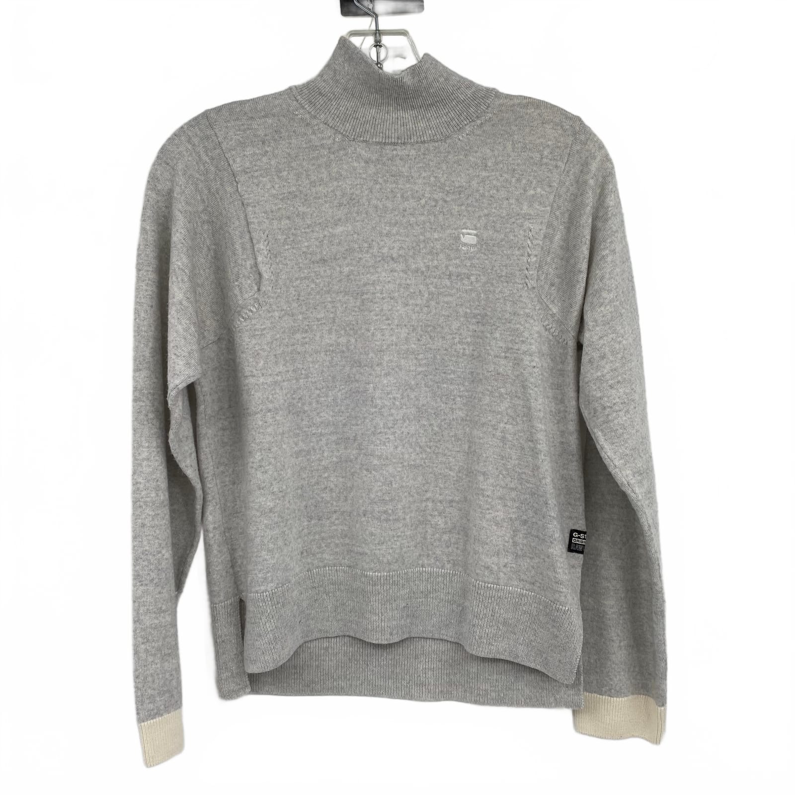 G-Star Gray Wool-Synthetic Pullover G-Star Gray Wool-Synthetic Pullover ...
