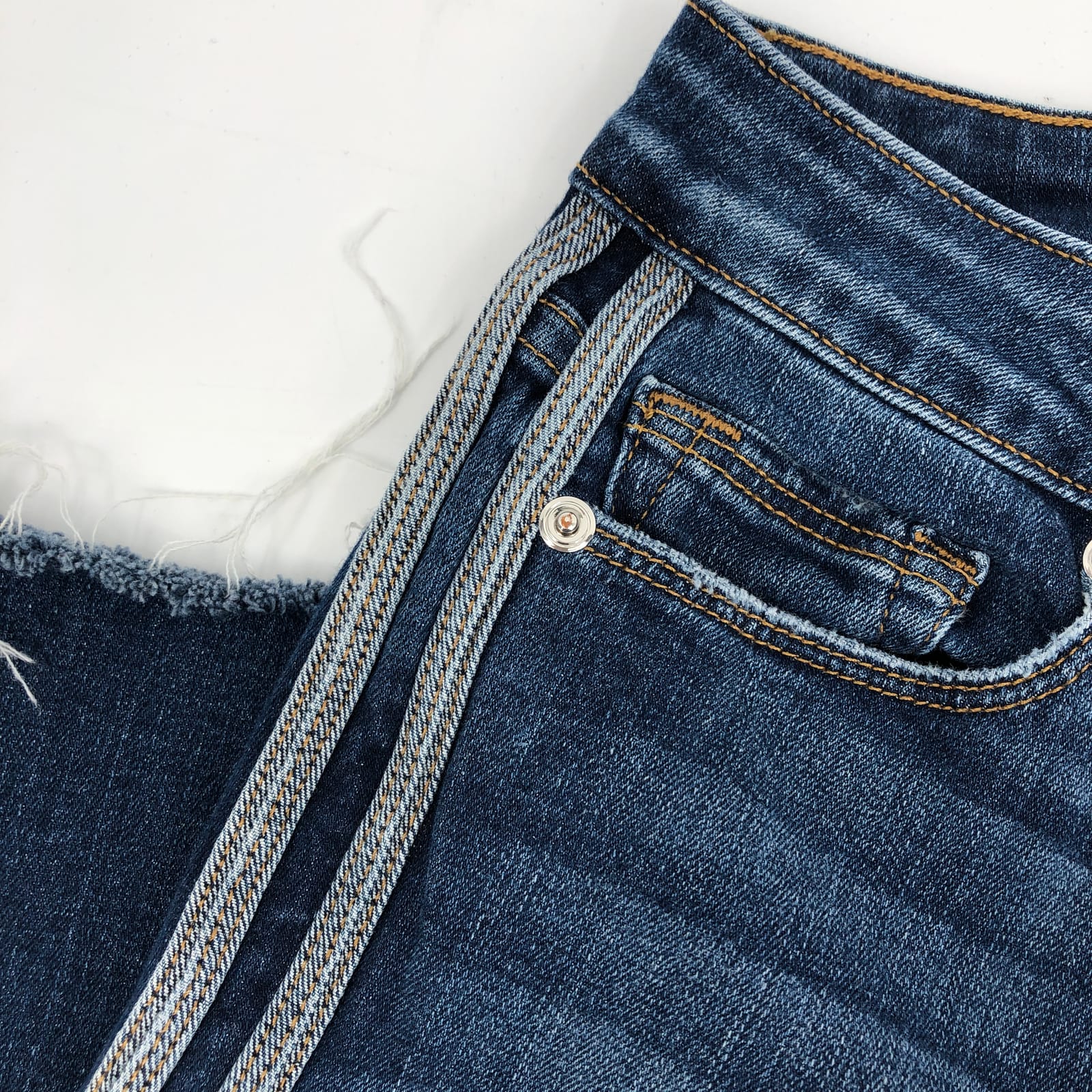 Good American Blue Straight Leg Slim Fit Jeans Good American Blue ...