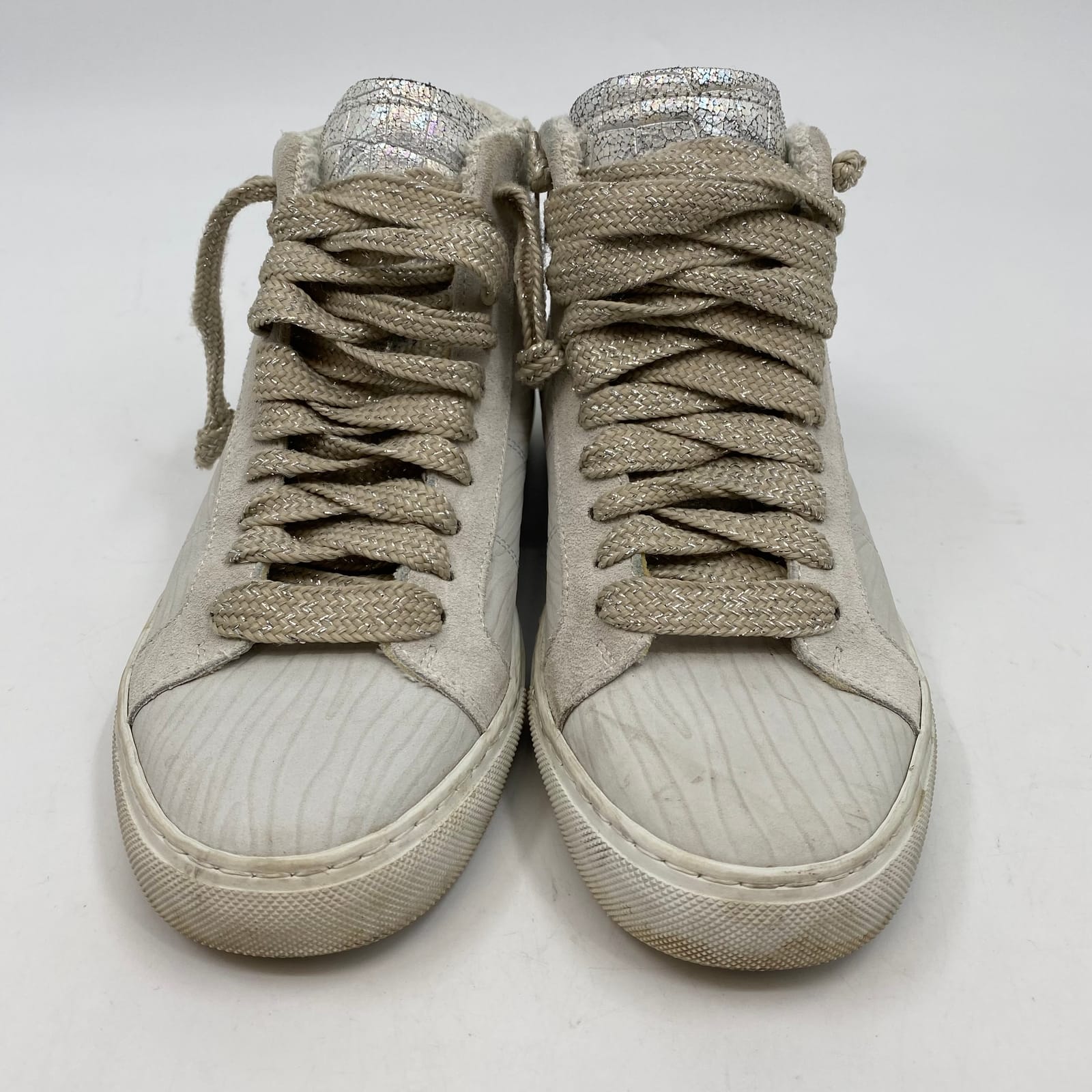 P448 Gray High Top Sneakers P448 Gray High Top Sneakers Size 38EU (Good ...