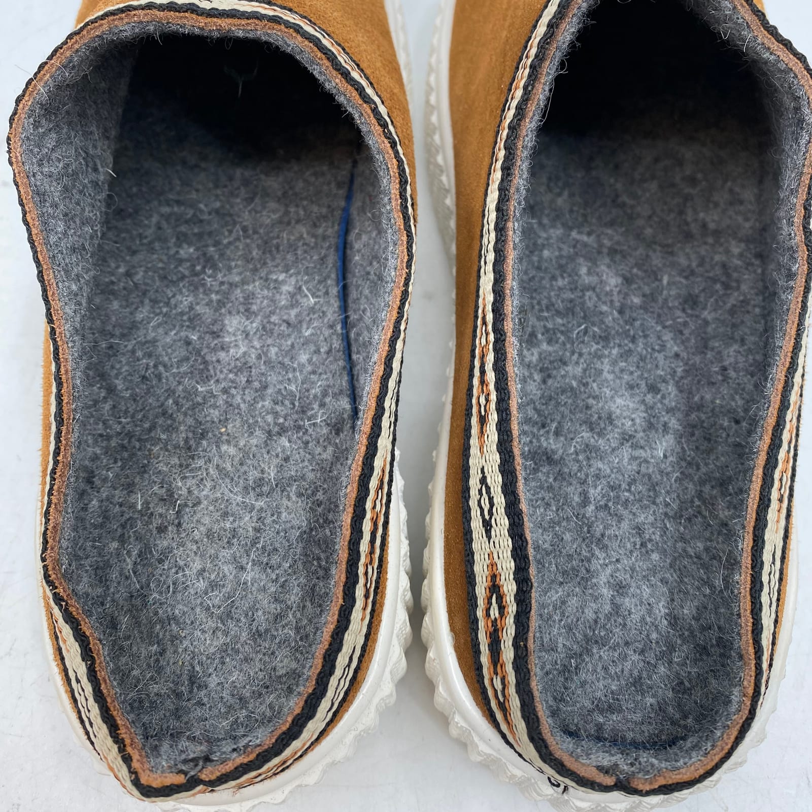 Religious Comfort Brown Suede Mules Religious Comfort Brown Suede Mules ...