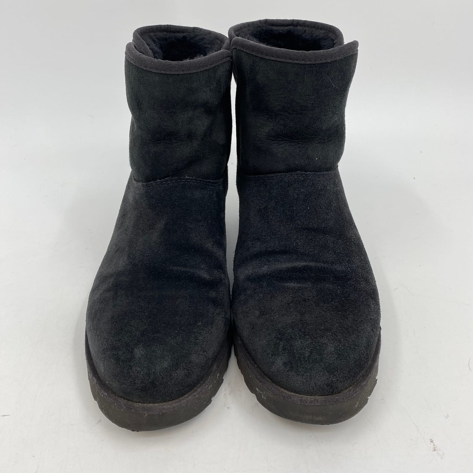 UGG Black Wedge Suede Ankle Booties UGG Black Wedge Suede Ankle Booties ...