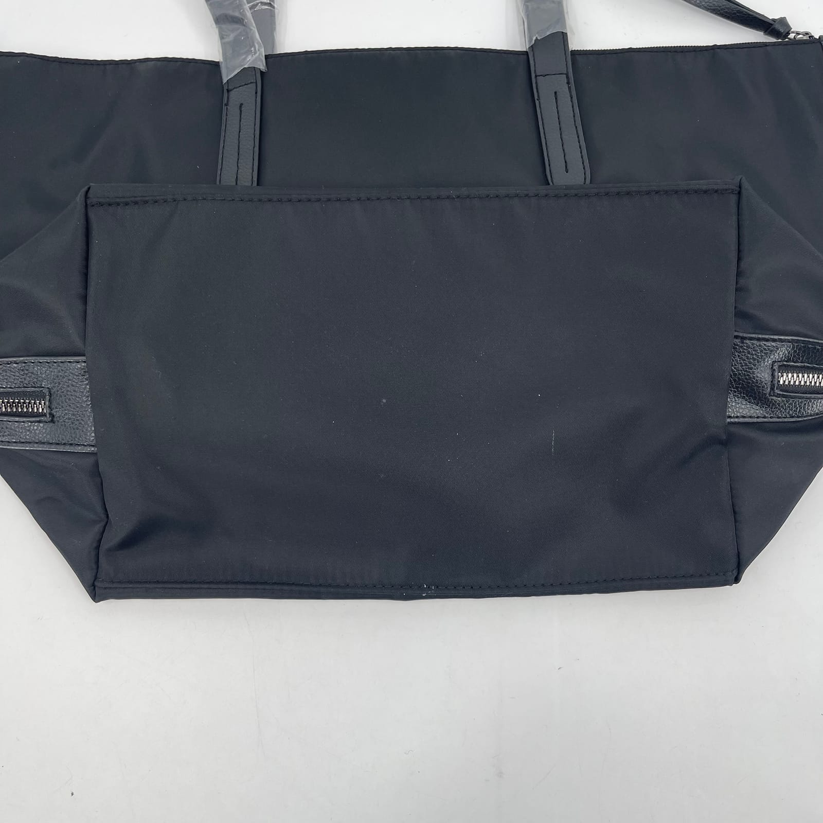 Botkier Black Zipper Accent Solid Tote Botkier Black Zipper Accent ...