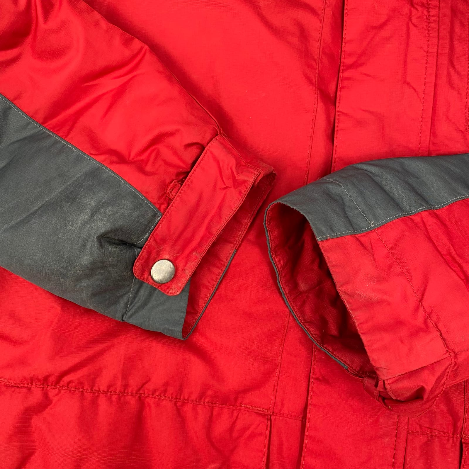 Columbia Red Gray Winter Puffer Jacket Columbia Red Gray Winter Puffer ...