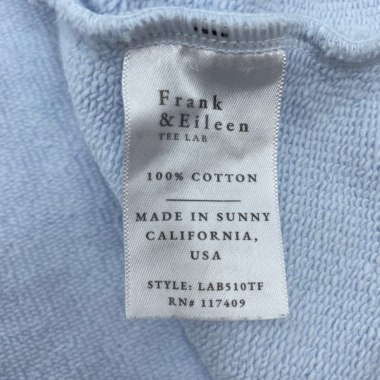 Frank & Eileen Light Blue Patrick V-Neck Sweatshirt Frank & Eileen ...