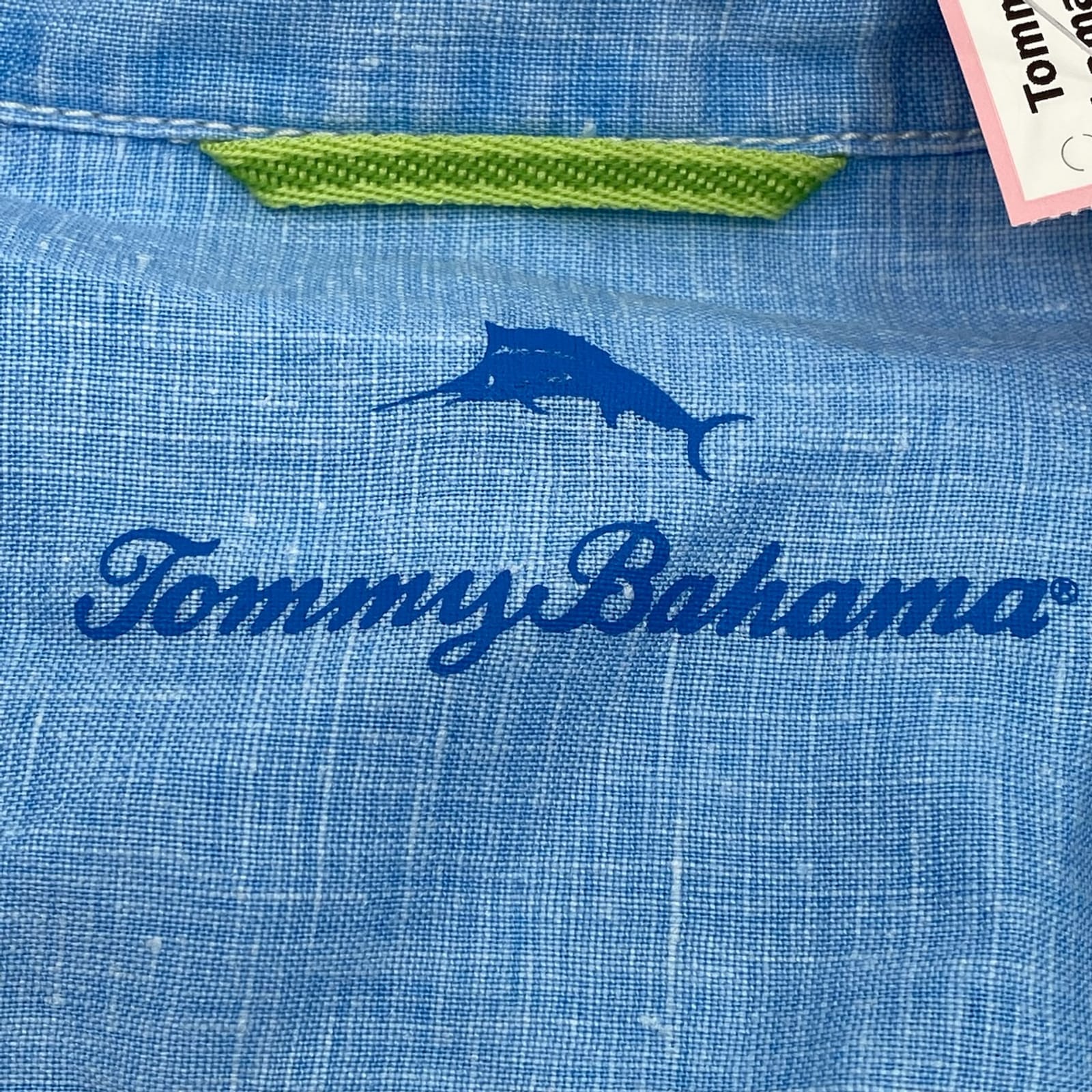 Tommy Bahama Blue Linen Button-Down Shirt Tommy Bahama Blue Linen ...