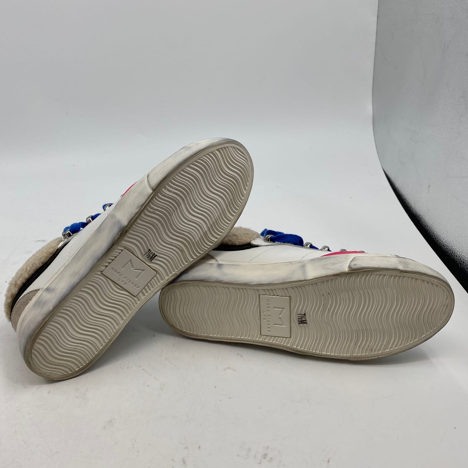 Marc Fisher White Leather Sneakers Marc Fisher White Leather Sneakers ...