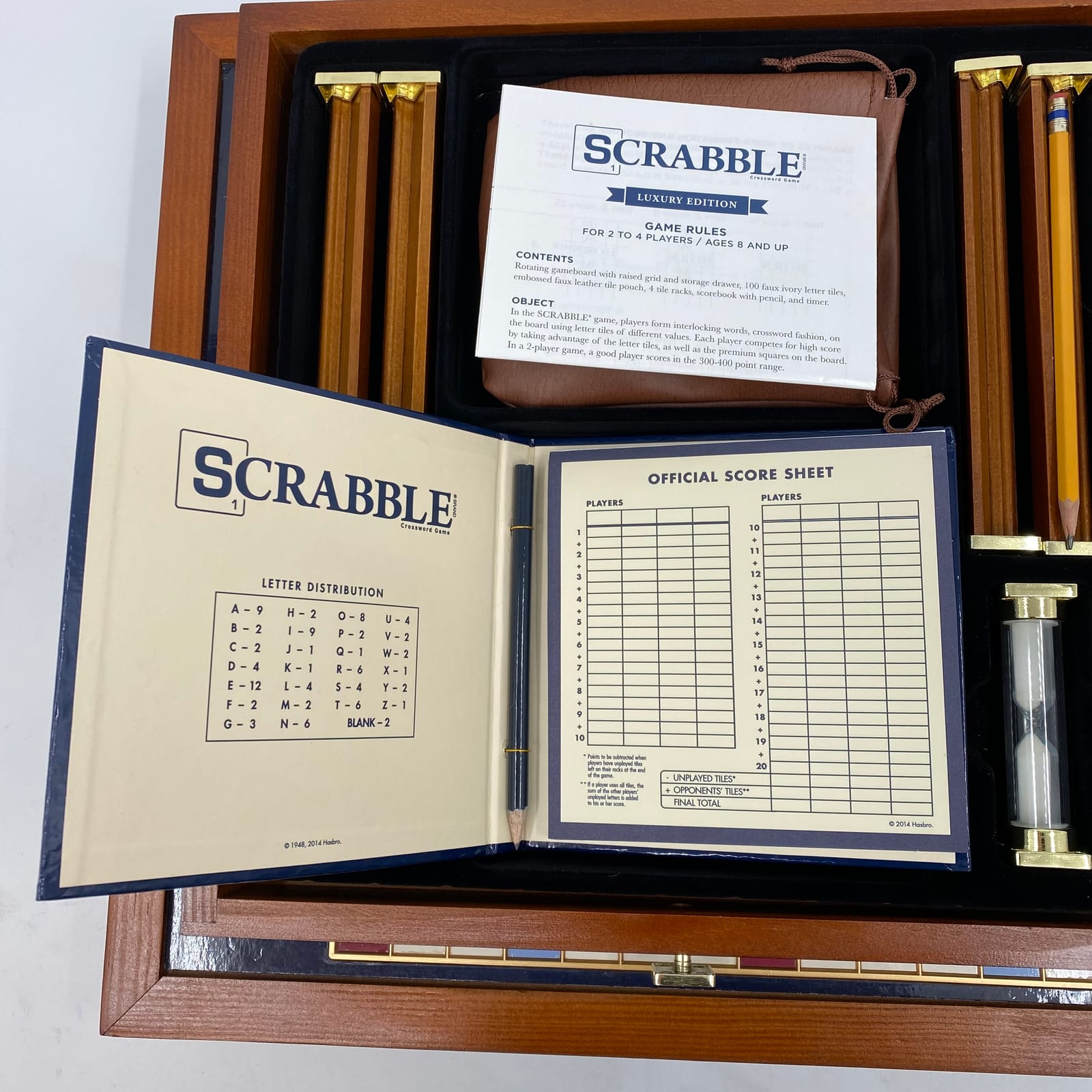 Scrabble Trophy Edition Board Game Scrabble Trophy Edition Board Game ...