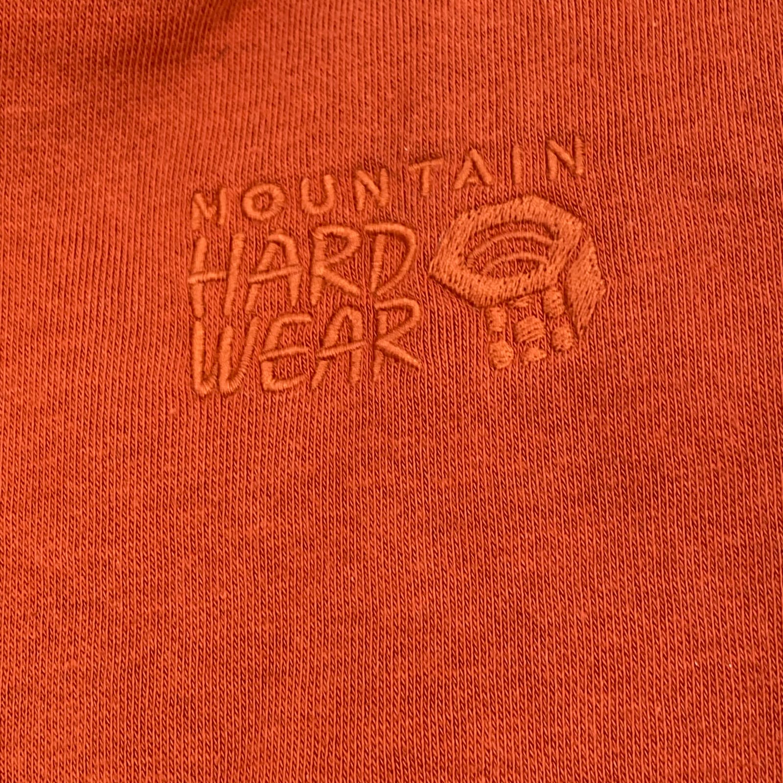 Mountain Hardwear Orange Cotton-Poly Pullover Crewneck Mountain ...