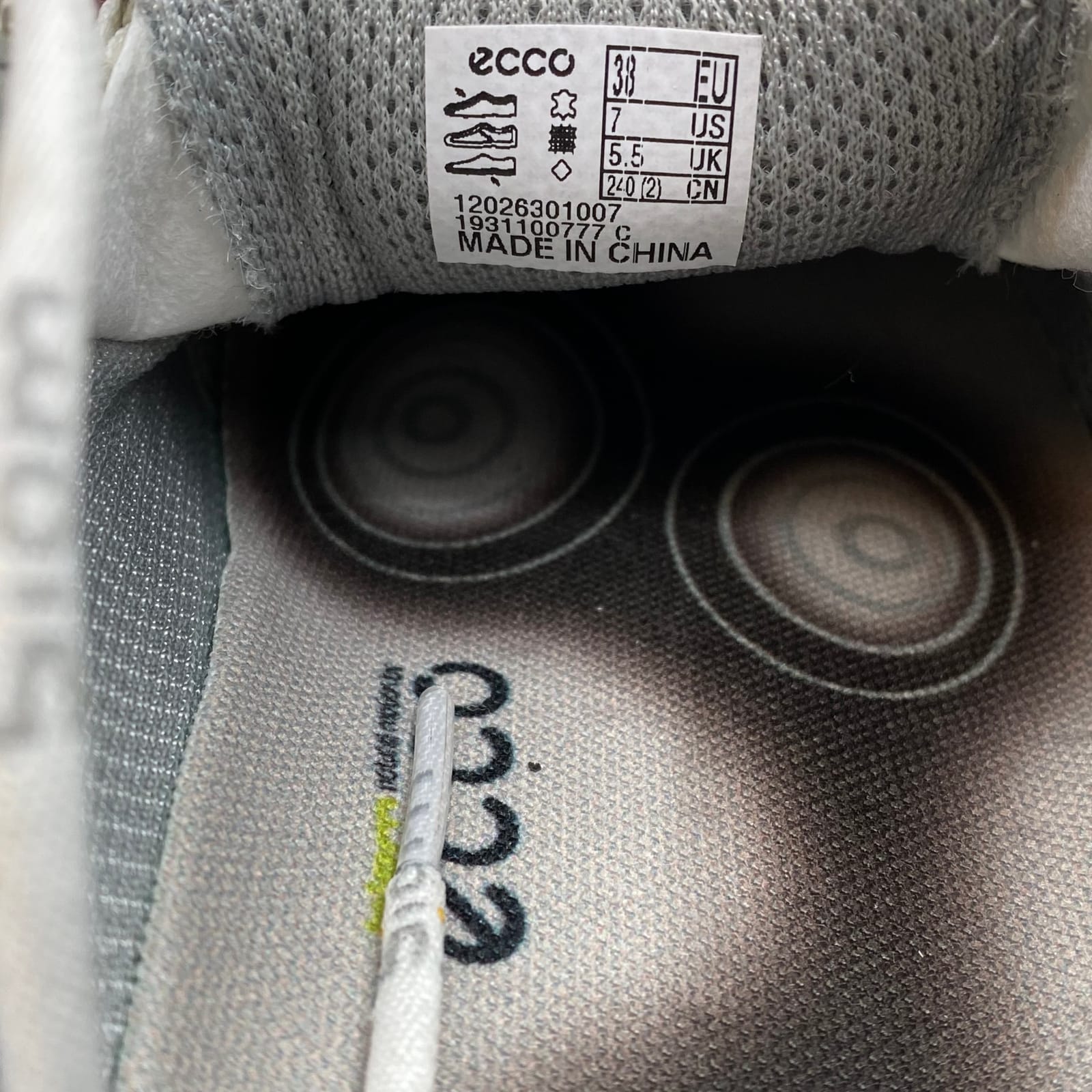 Ecco White Gray Golf Biom Hybrid 2 Sneakers Ecco White Gray Golf Biom ...