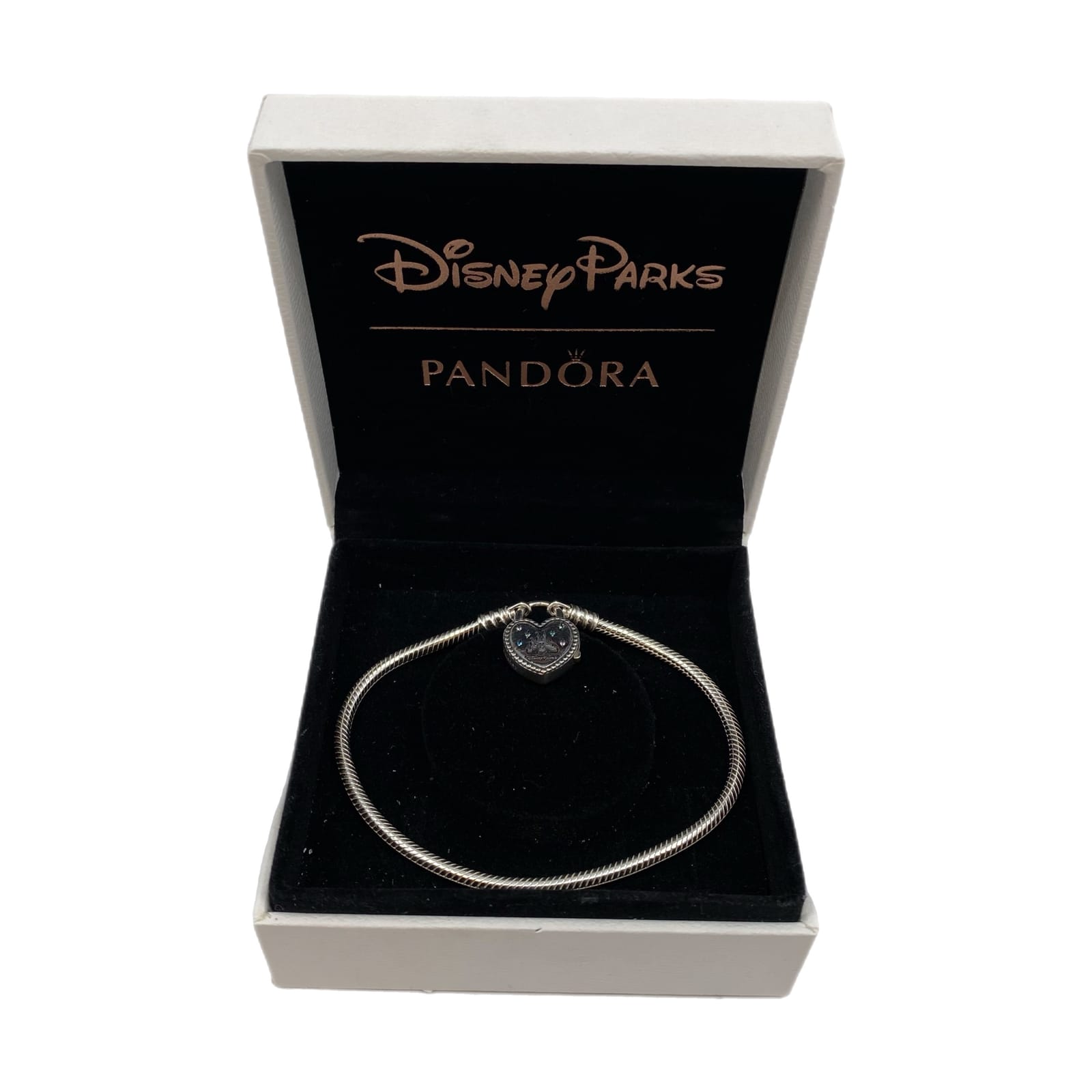 Pandora Silver Disney Parks Castle Lock Bracelet Pandora Silver Disney ...