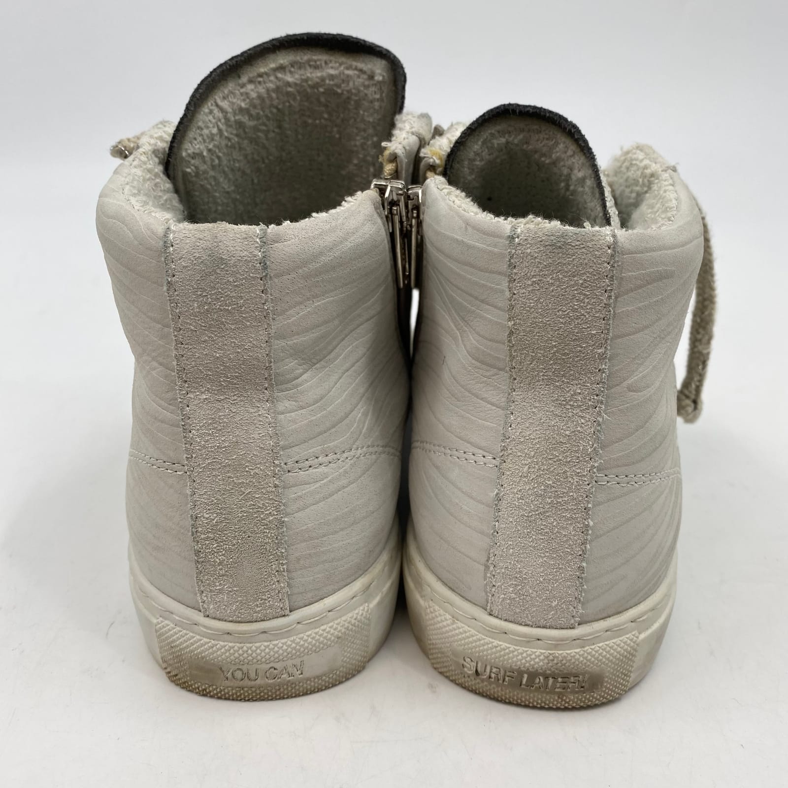 P448 Gray High Top Sneakers P448 Gray High Top Sneakers Size 38EU (Good ...