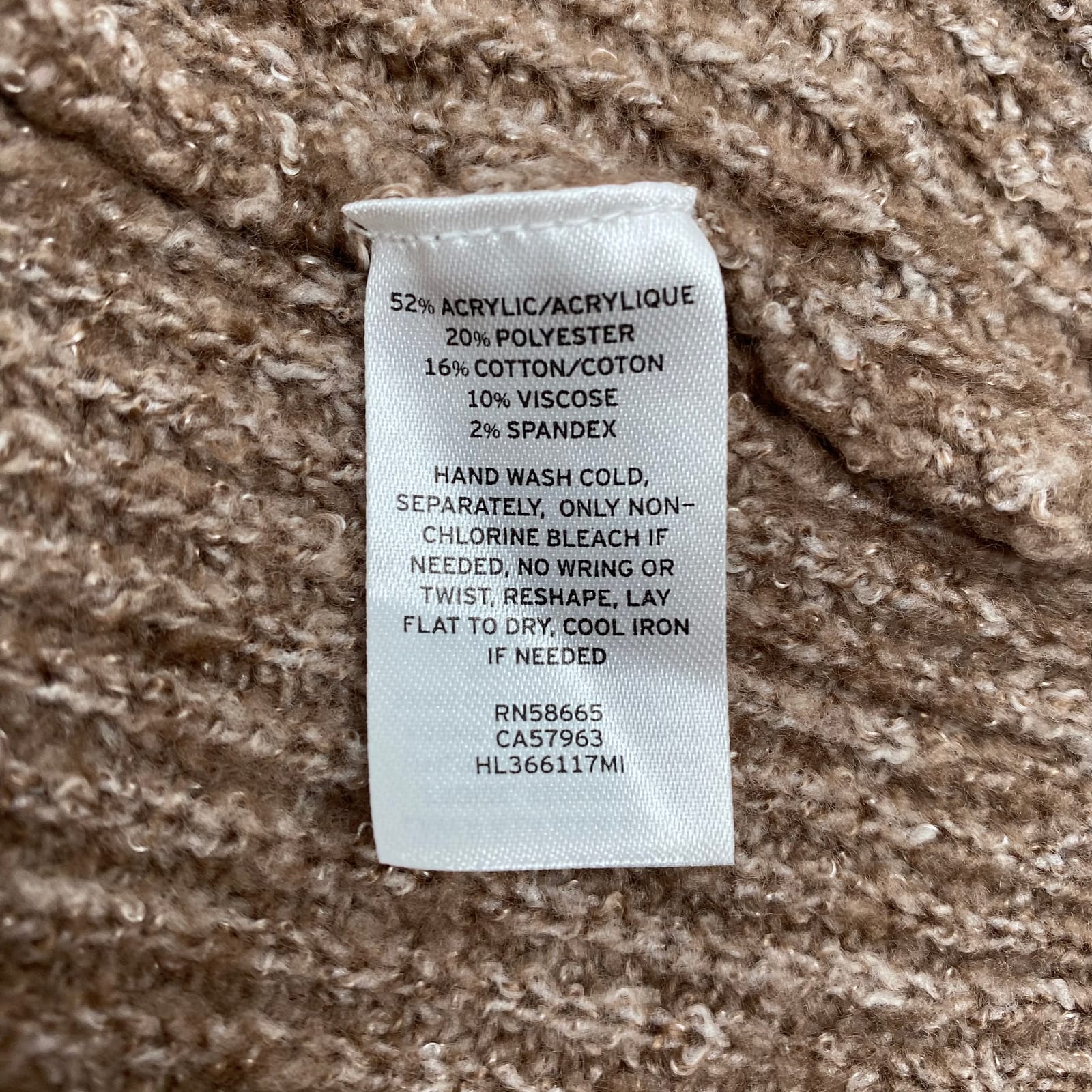 Hinge Brown Knit Ruffle Edge Cardigan Hinge Brown Knit Ruffle Edge ...