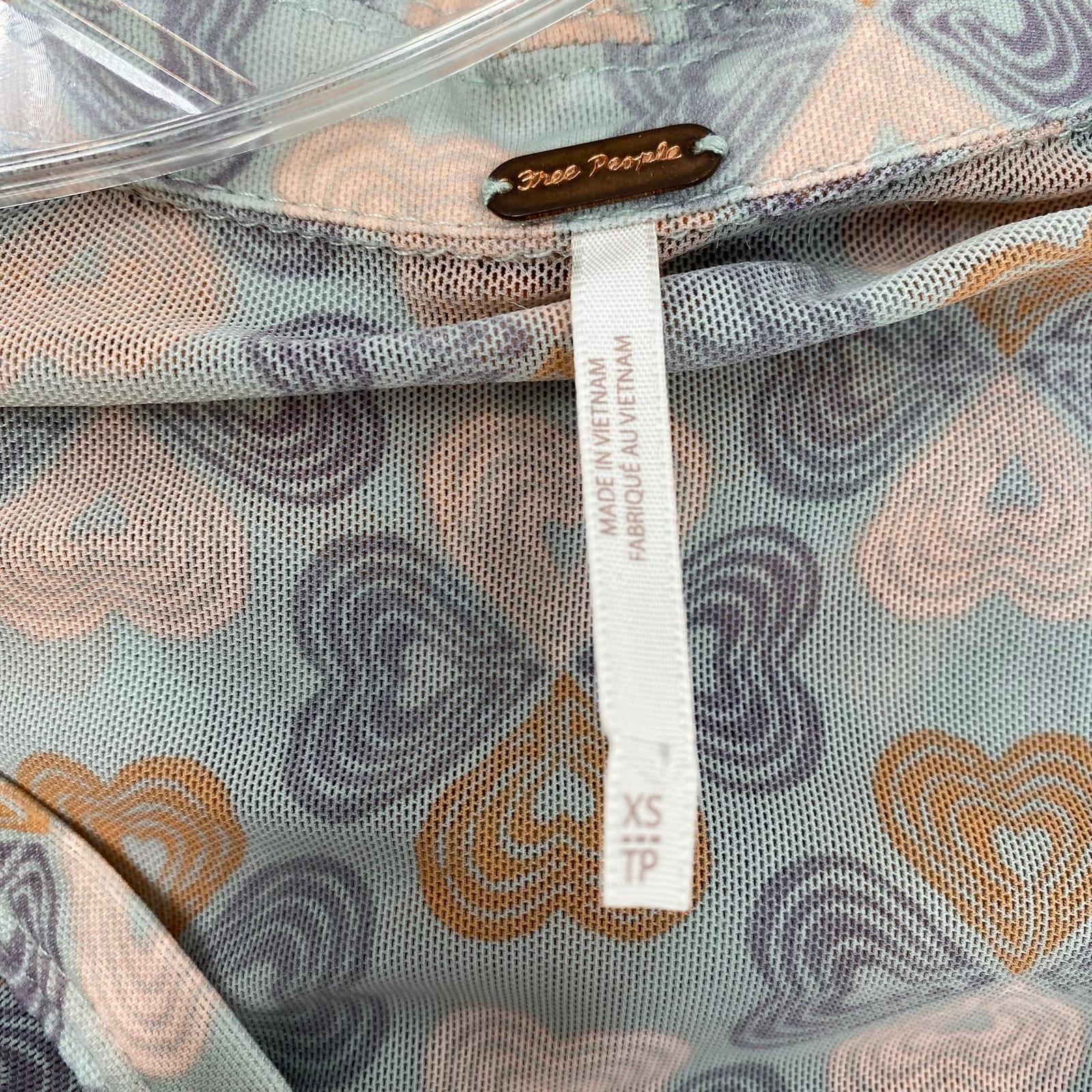 Free People Gray-Pink Blouse Free People Gray-Pink Blouse Size XS (Good ...