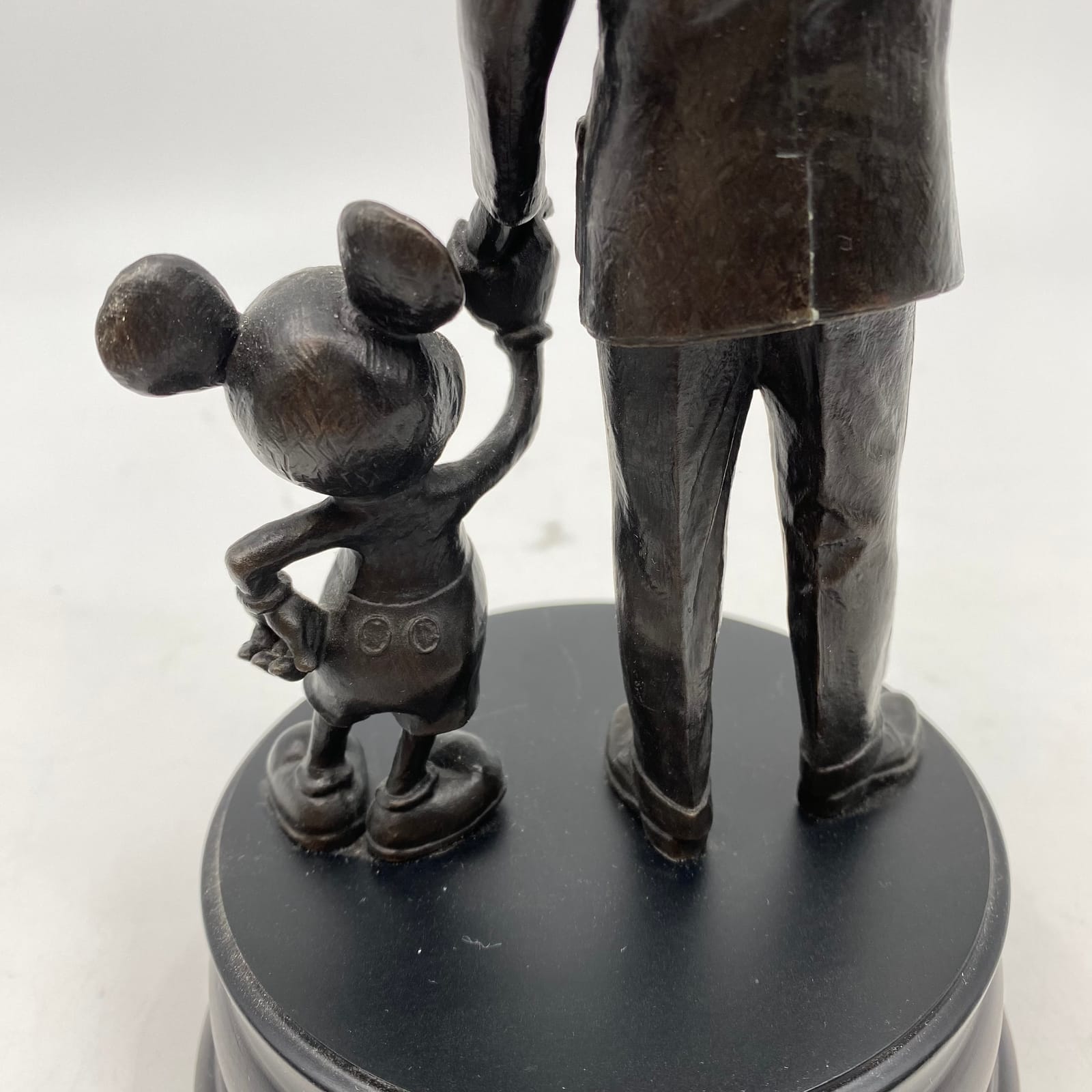 Disney Black “Partners” Walt Disney and Mickey Mouse Statue Disney ...