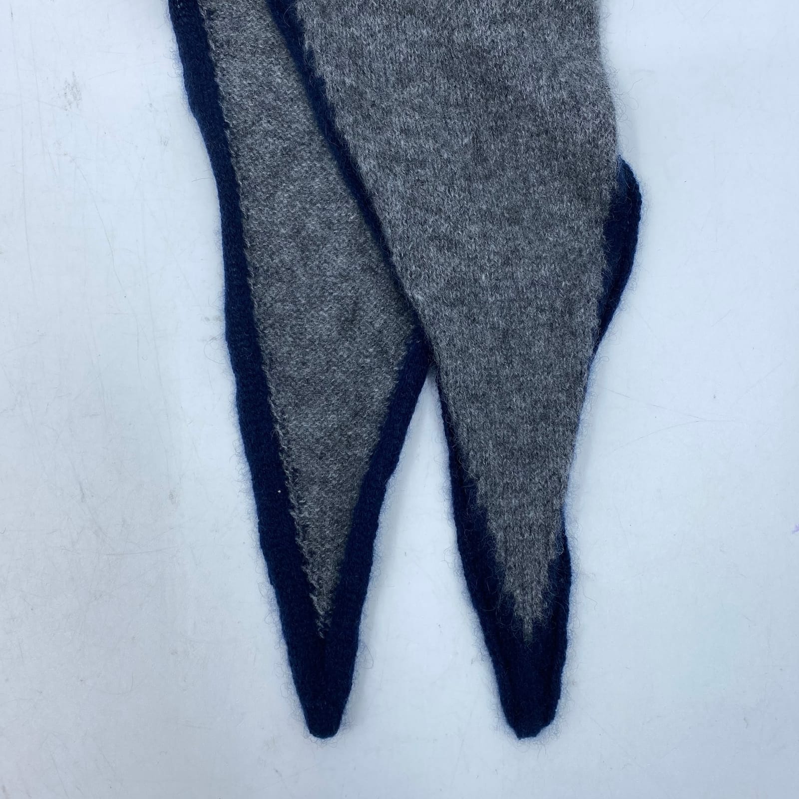 Oats & Rice Gray-Blue Austen Spindle Cashmere Head & Neck Scarf Oats ...