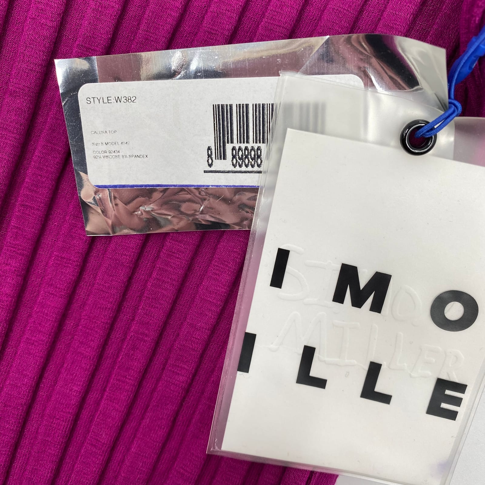 Simon Miller Purple Ribbed Short Sleeve T-Shirt Simon Miller Purple ...