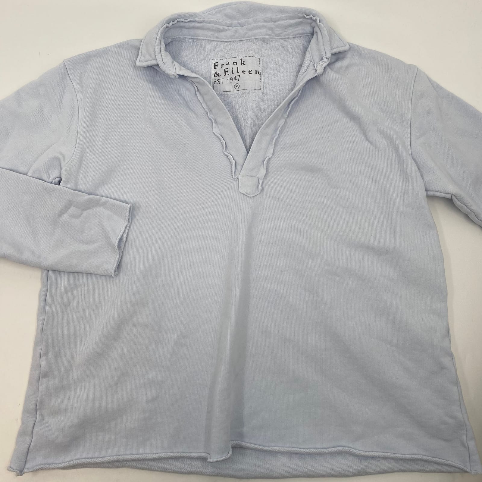 Frank & Eileen Light Blue Patrick V-Neck Sweatshirt Frank & Eileen ...