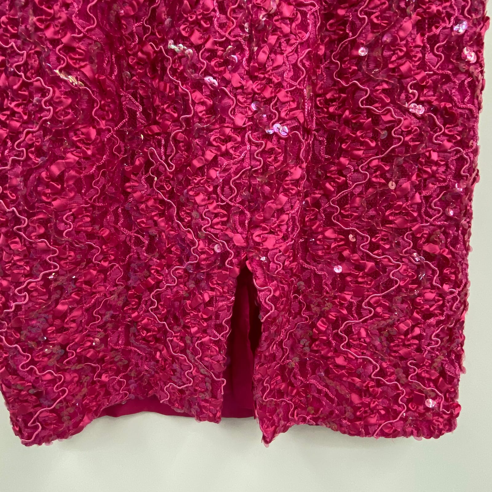 Jenna Benjamin Pink Frilly Sequin Dress Jenna Benjamin Pink Frilly ...