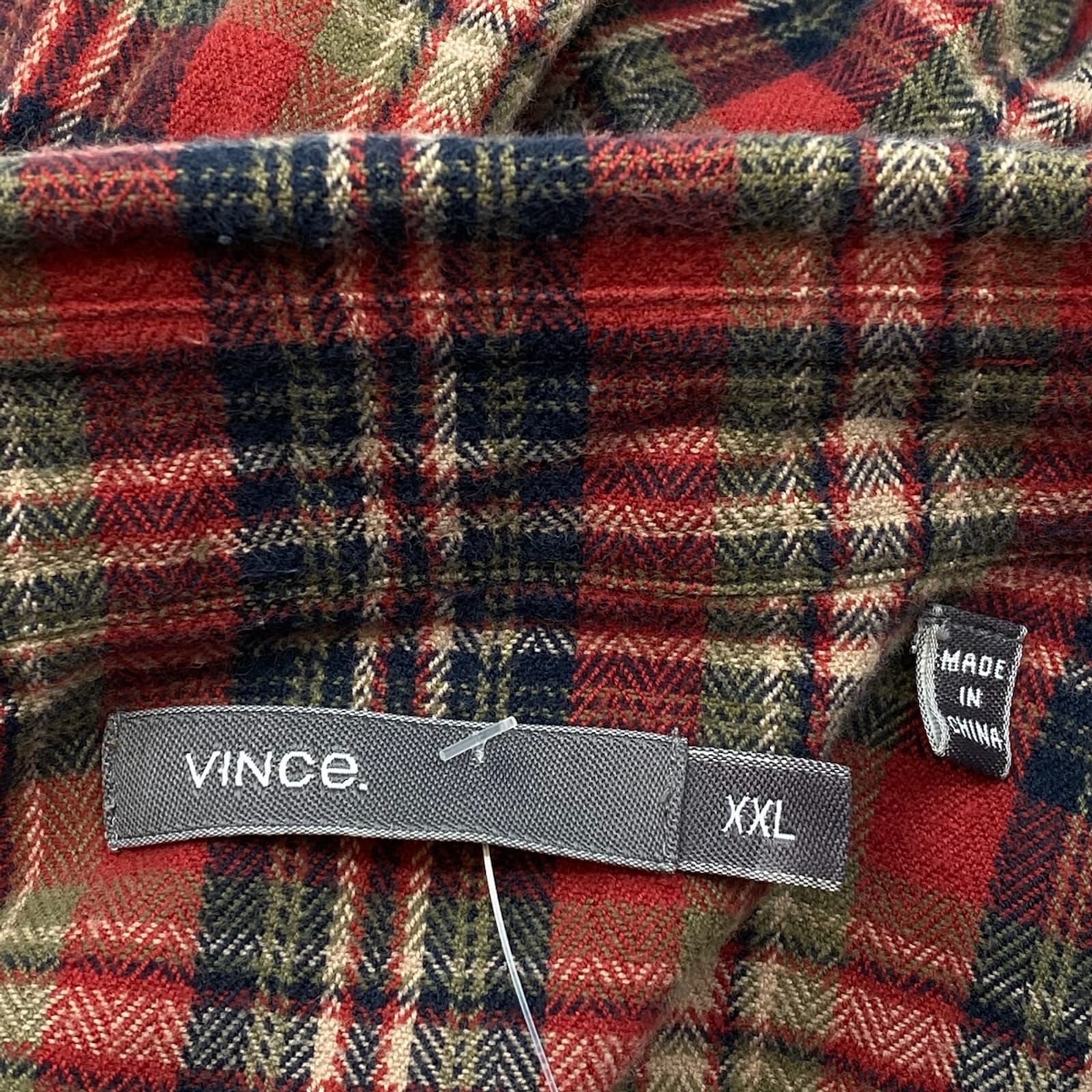 Vince Plaid Flannel Button-Down Vince Plaid Flannel Button-Down Size ...