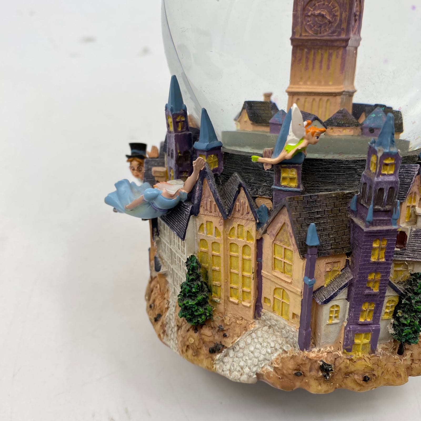 Disney Blue Green Peter Pan Snow Globe Disney Blue Green Peter Pan Snow ...