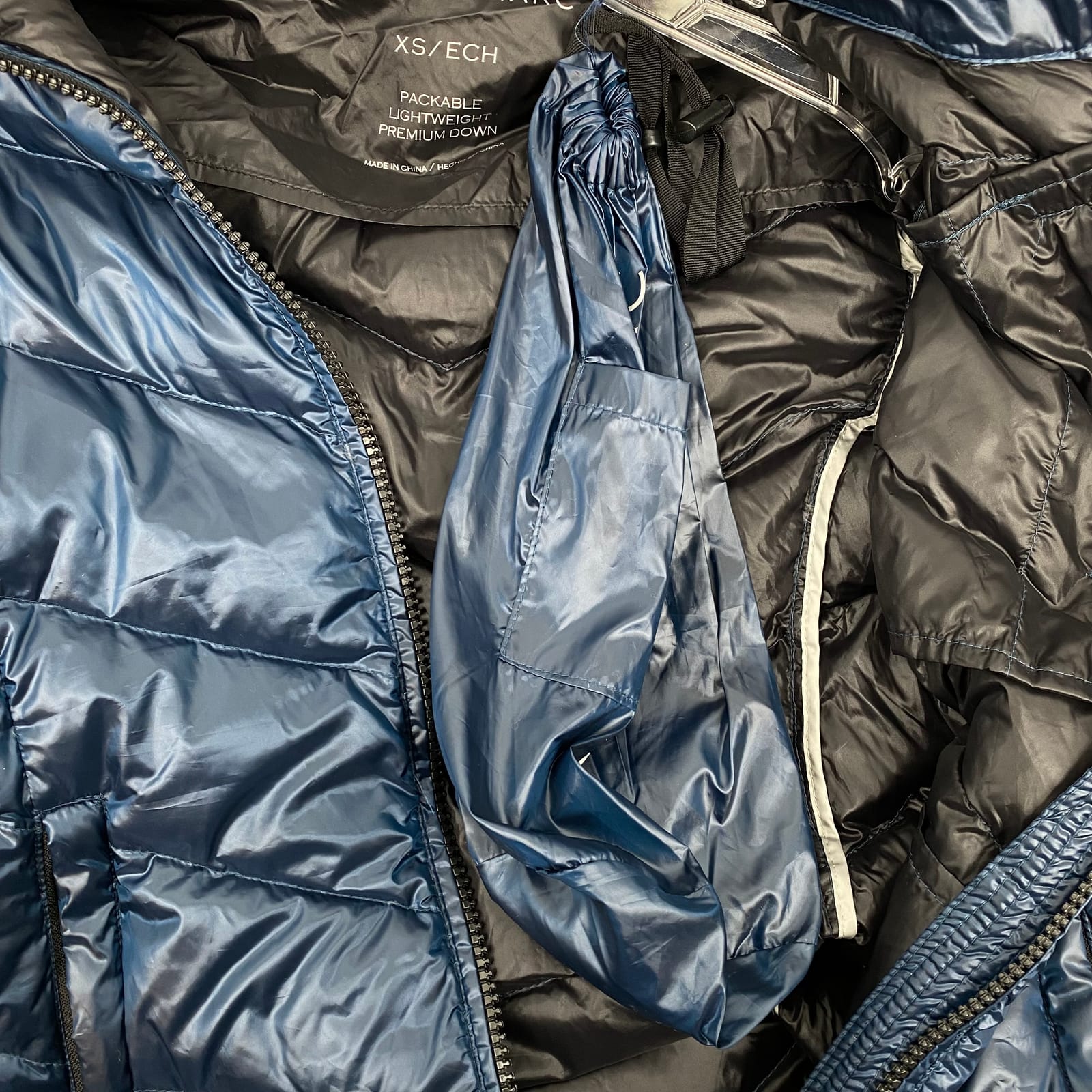 Andrew Marc Navy Puffer Down Jacket Andrew Marc Navy Puffer Down Jacket ...