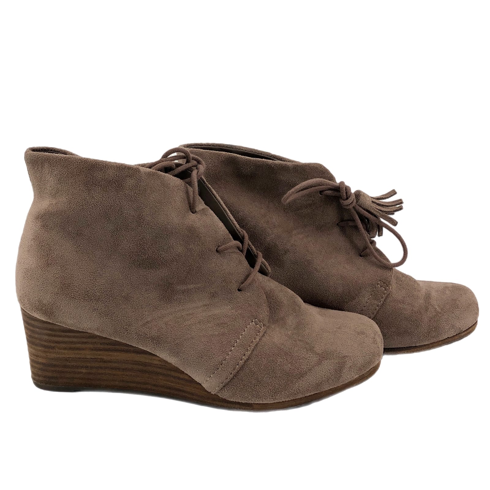 DR Scholls Beige Suede Wedges DR Scholls Beige Suede Wedges Size 6.5 ...