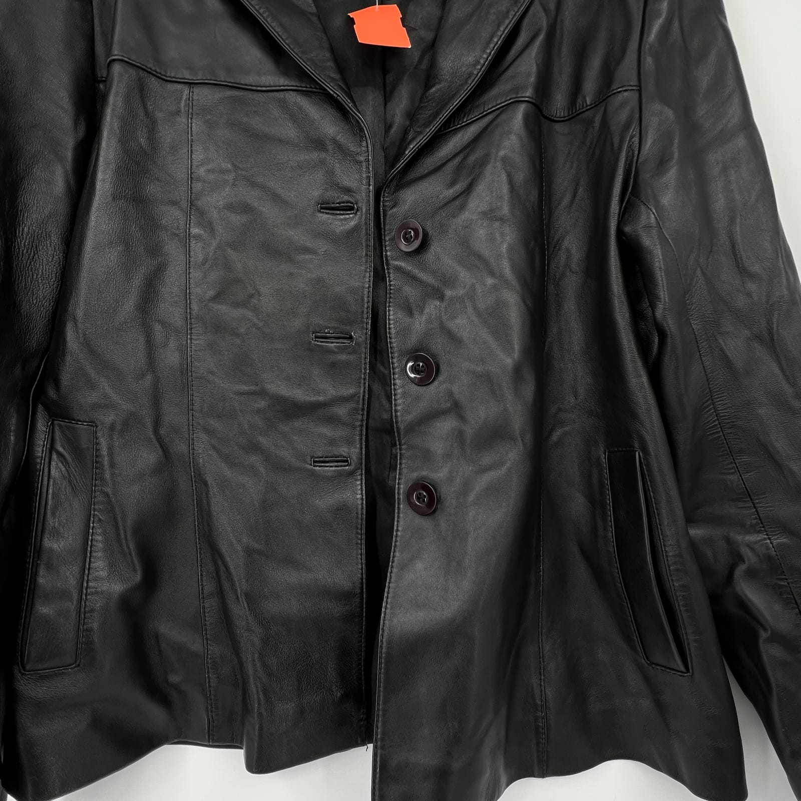 Anonymous Black Leather Jacket Anonymous Black Leather Jacket Size L ...