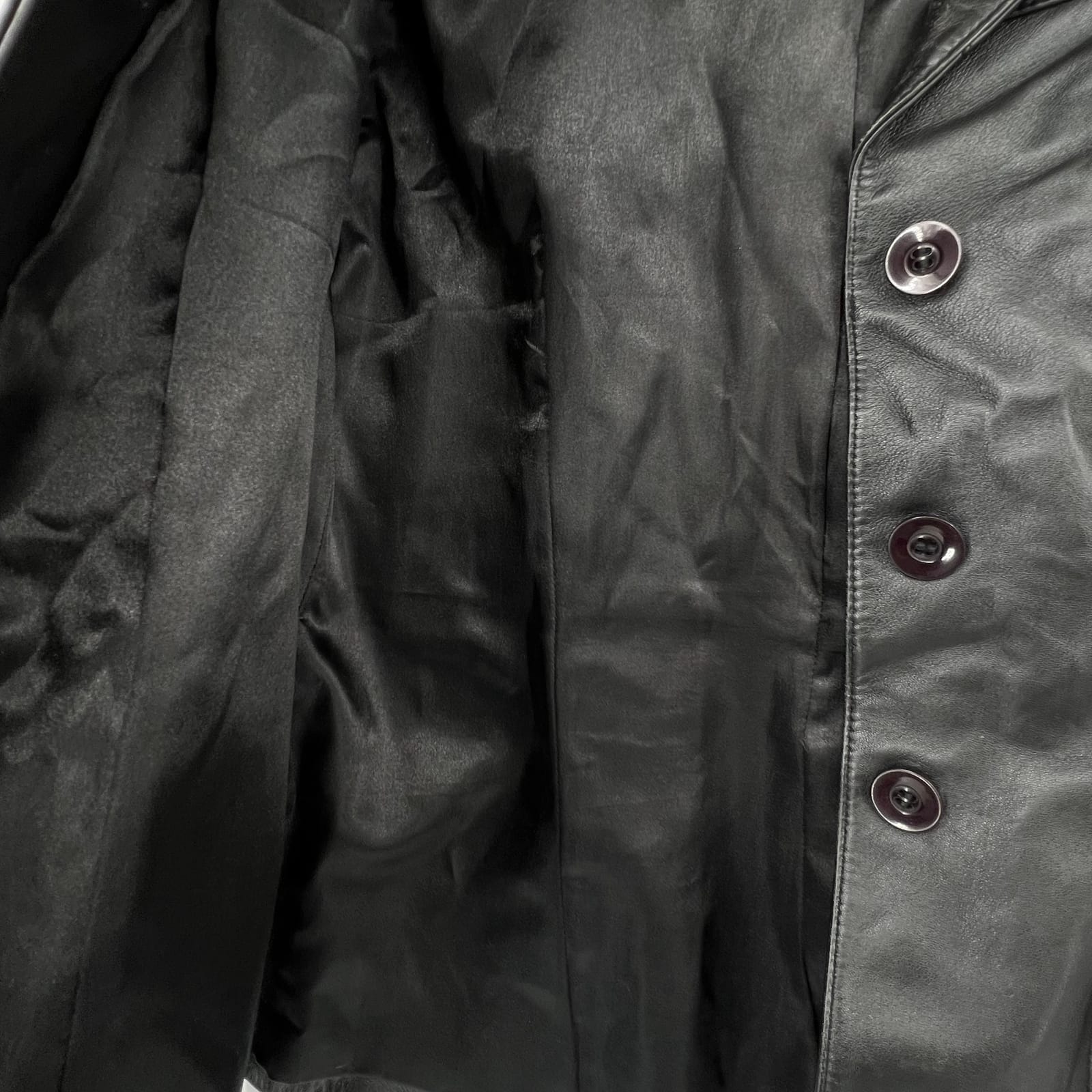 Anonymous Black Leather Jacket Anonymous Black Leather Jacket Size L ...