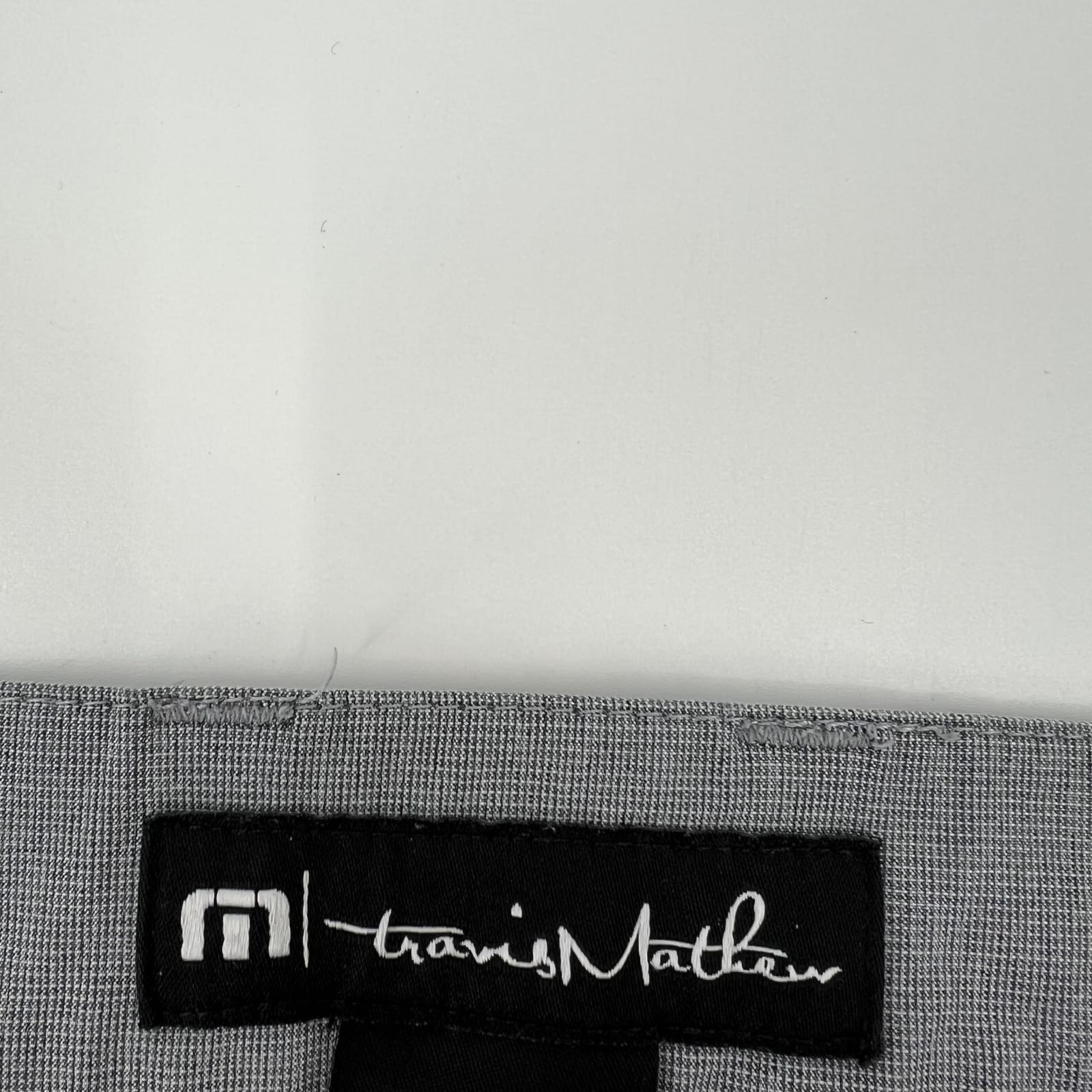 Travis Mathew Gray Grid Pattern Dress Pants Travis Mathew Gray Grid ...