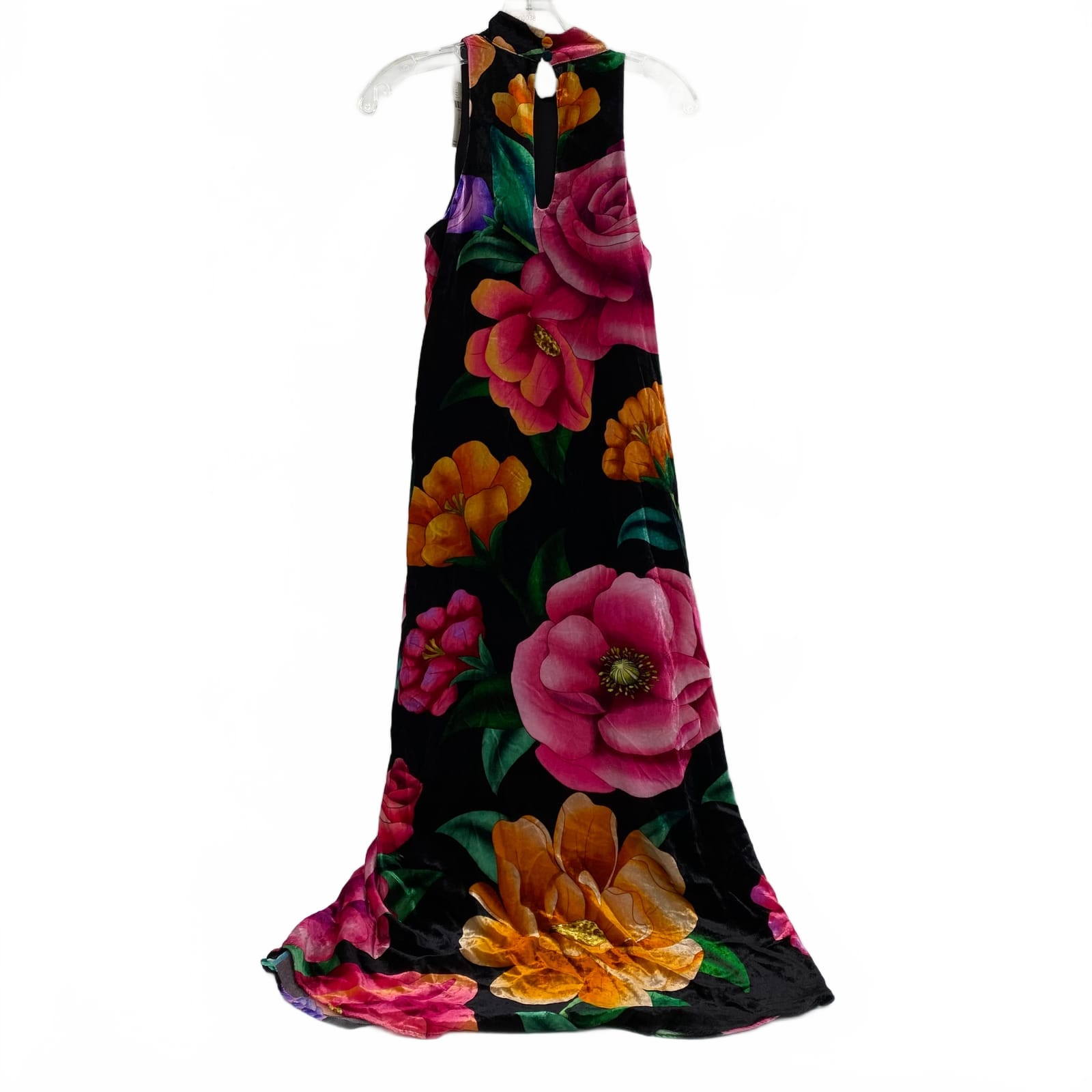 FARM Rio Black Floral Maxi Dress FARM Rio Black Floral Maxi Dress Size ...