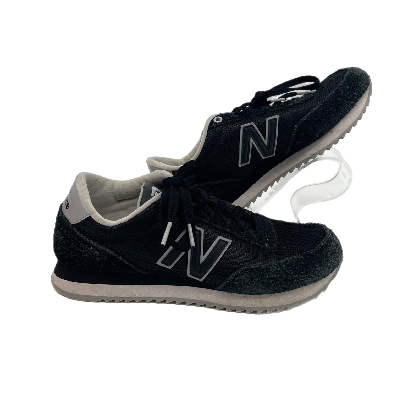 New Balance Black Lace Up Athletic Shoes New Balance Black Lace Up ...