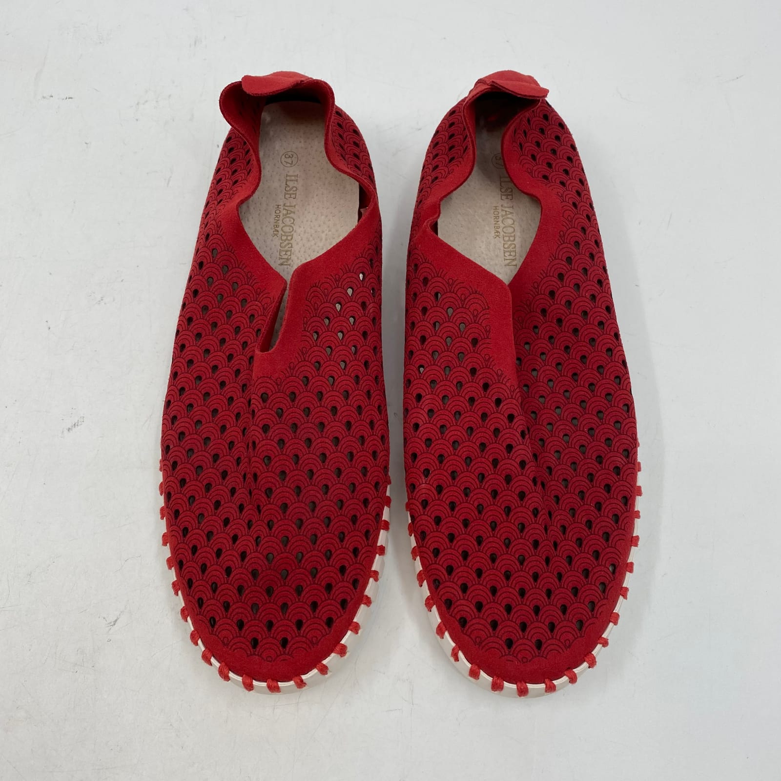 Ilse Jacobsen Red Synthetic Athletic Sneakers Ilse Jacobsen Red ...