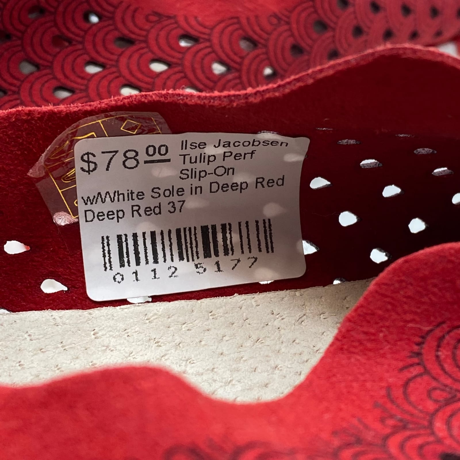 Ilse Jacobsen Red Synthetic Athletic Sneakers Ilse Jacobsen Red ...