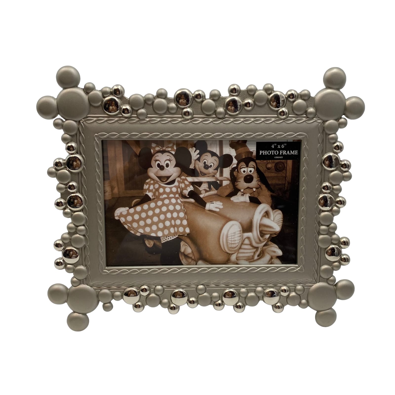 Disney Silver Rhinestone Mickey Mouse Photo Frame Disney Silver ...