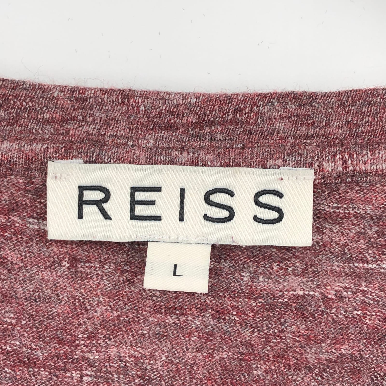 Reiss Red Basic Round Neck T-Shirt Reiss Red Basic Round Neck T-Shirt ...