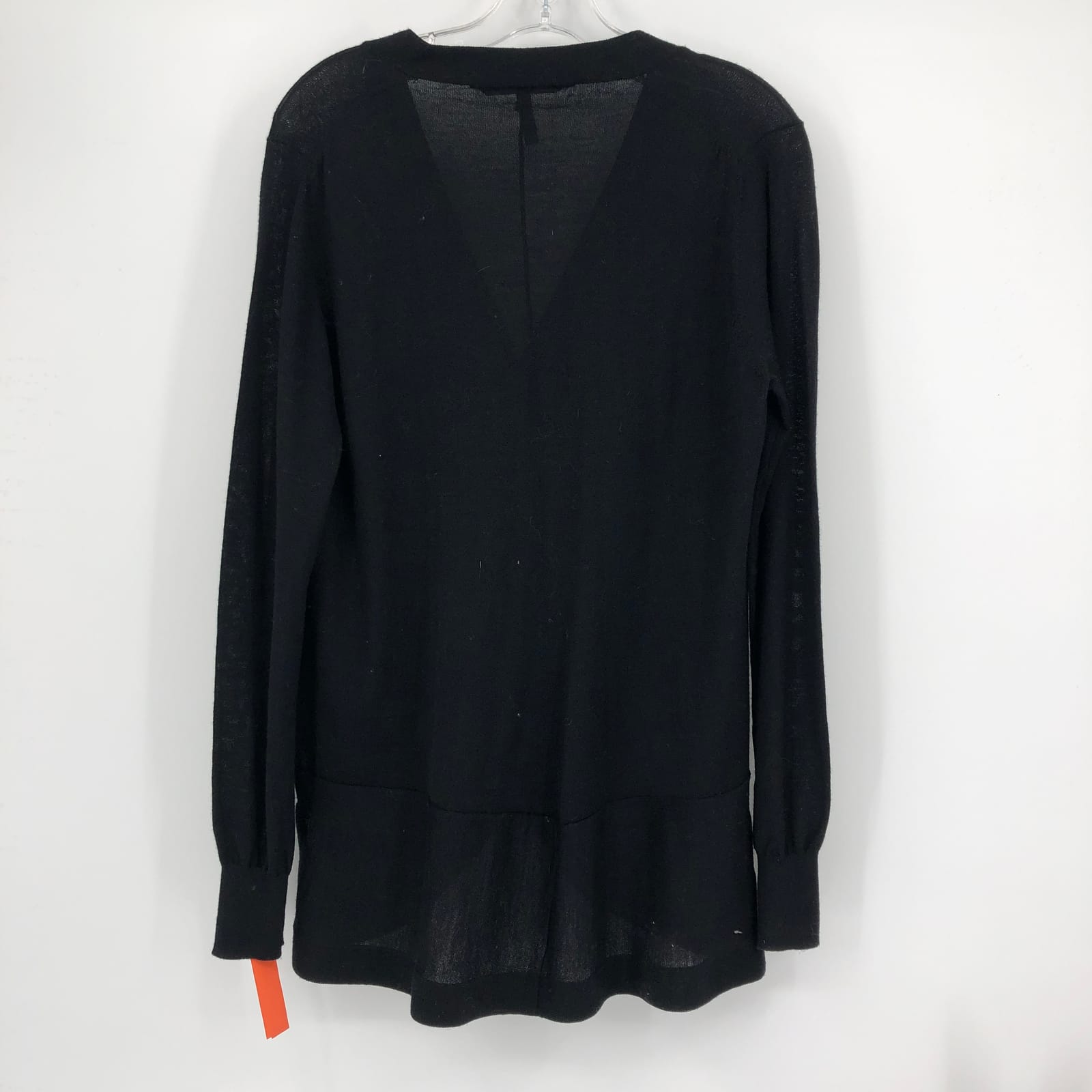 BCBG Black Button-Up Wool Sweater BCBG Black Button-Up Wool Sweater ...