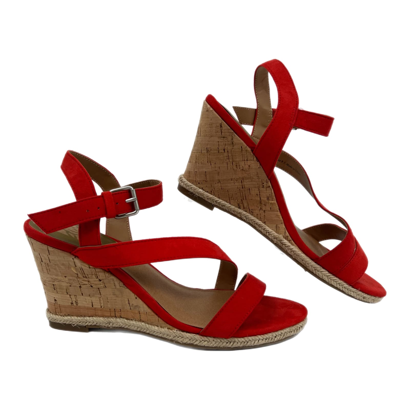 Dolce Vita Red Strappy Cork Wedges Dolce Vita Red Strappy Cork Wedges ...
