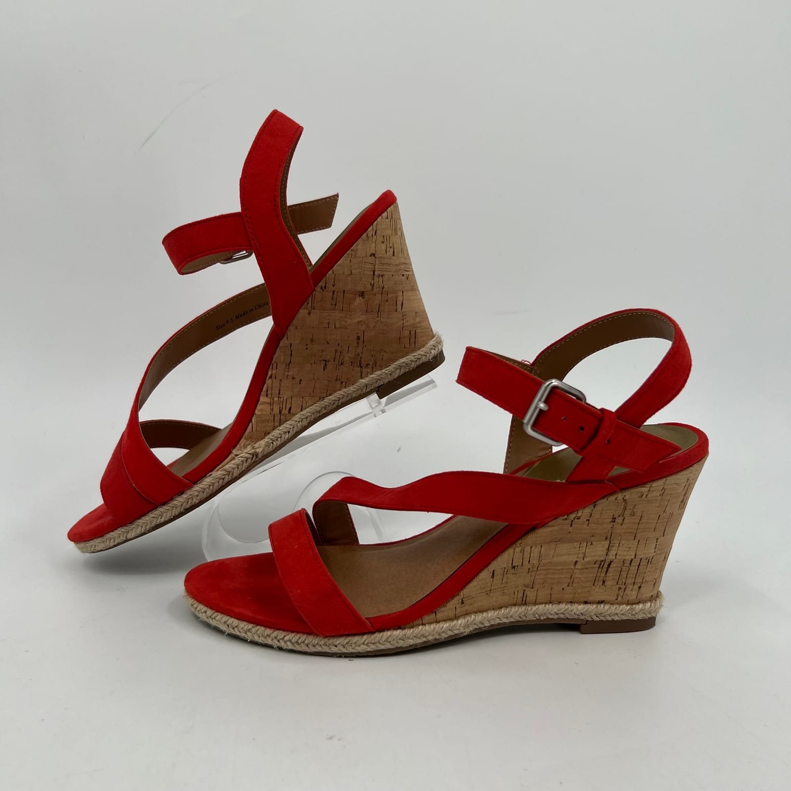Dolce Vita Red Strappy Cork Wedges Dolce Vita Red Strappy Cork Wedges ...