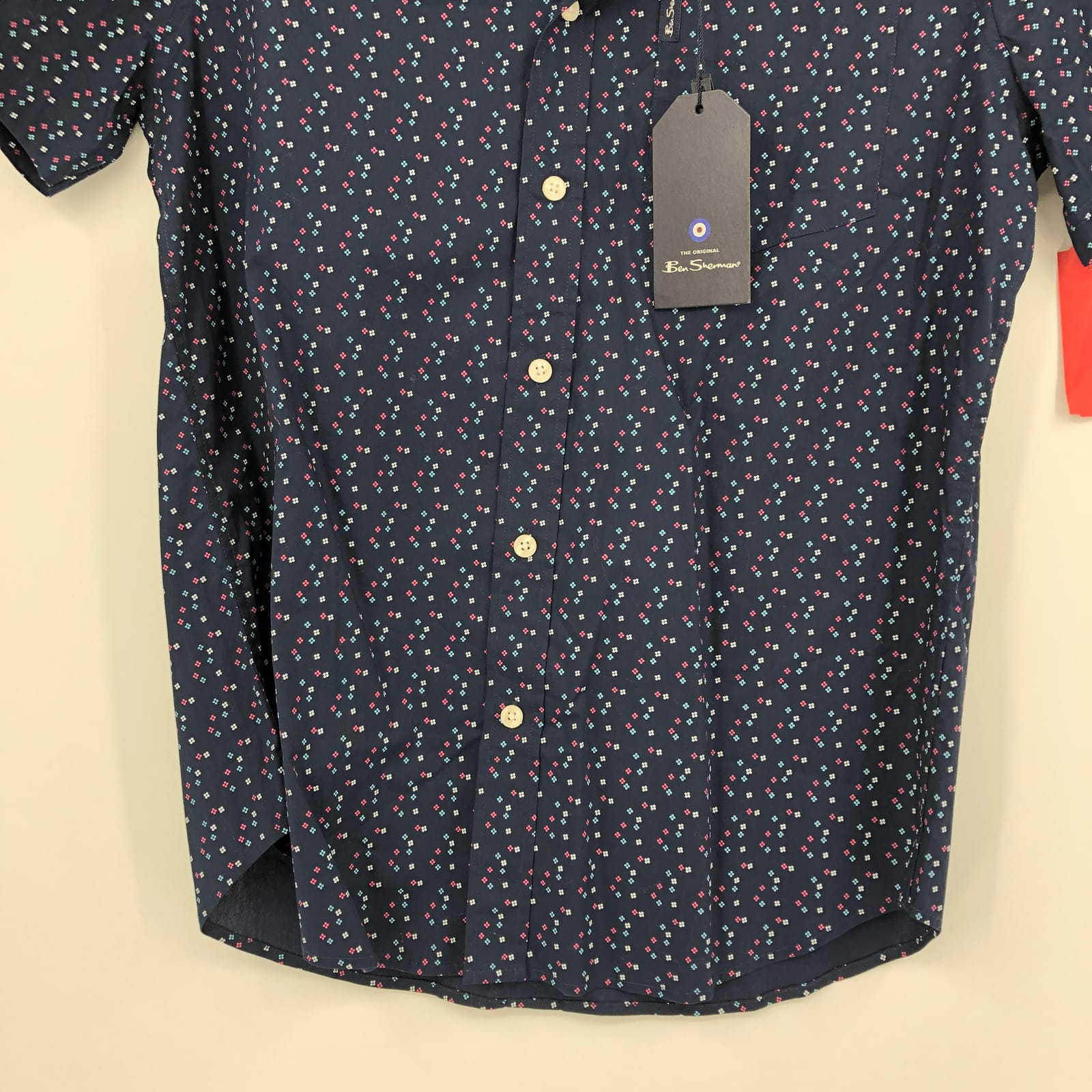 Ben Sherman Blue & White Classic Polo Shirt Ben Sherman Blue & White ...
