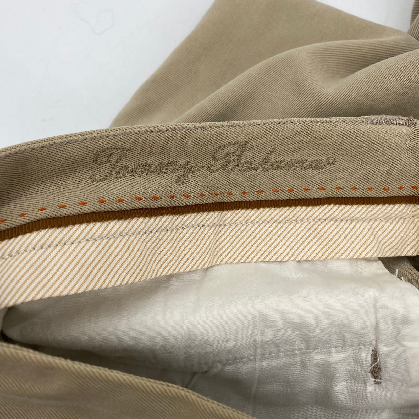Tommy Bahama Beige Silk Blend Chinos Tommy Bahama Beige Silk Blend ...