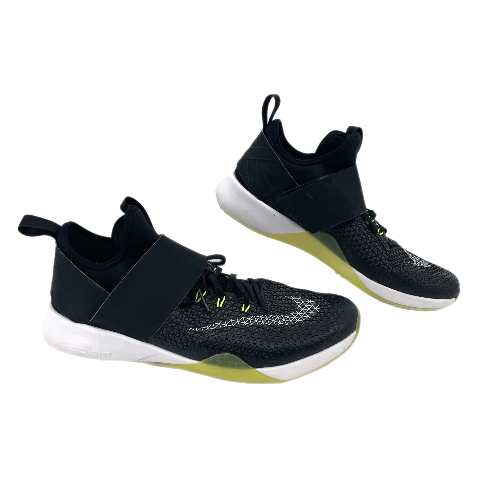 Nike Black & White Air Zoom Strong Sneakers Nike Black & White Air Zoom ...