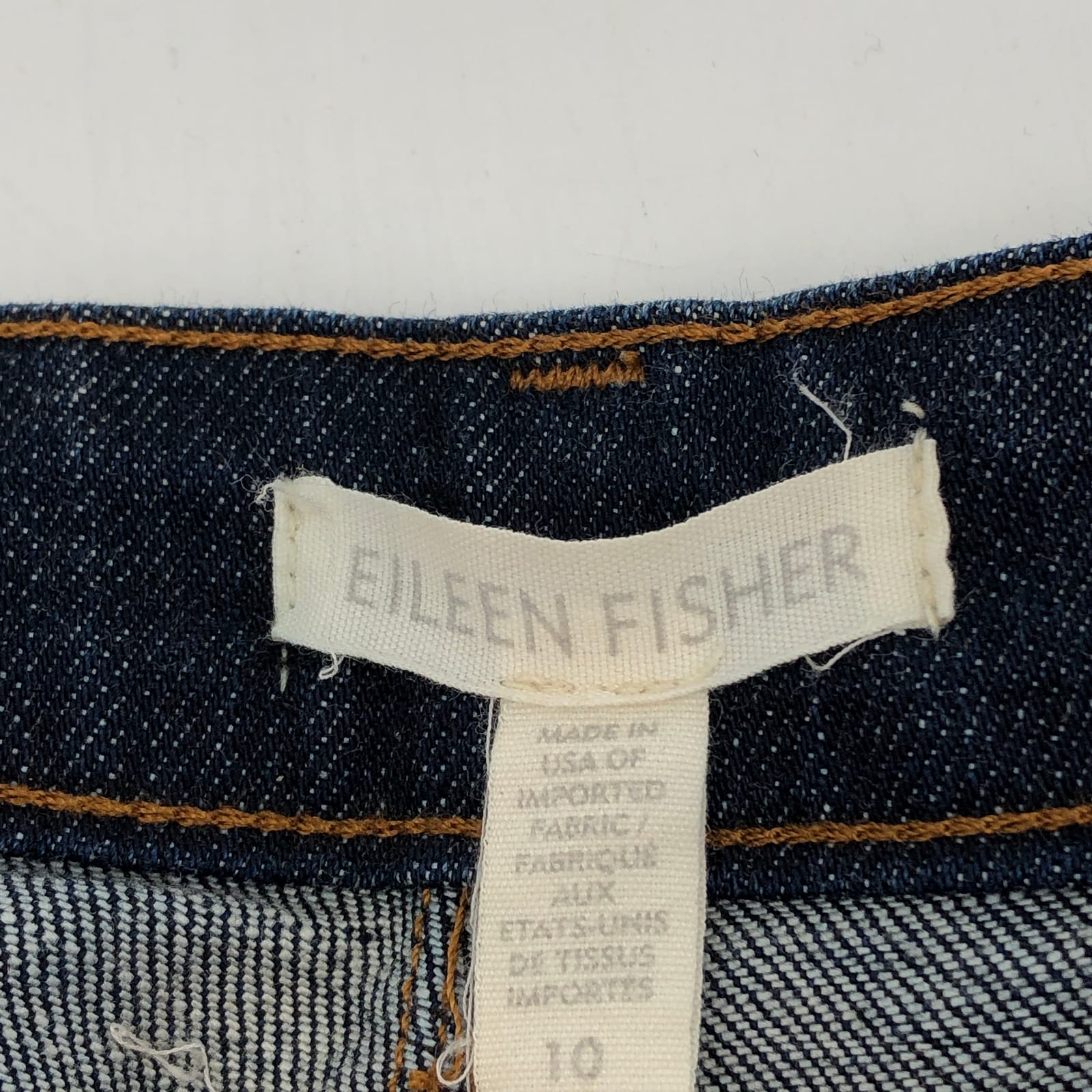 Eileen Fisher Blue Straight Leg Jeans Eileen Fisher Blue Straight Leg ...