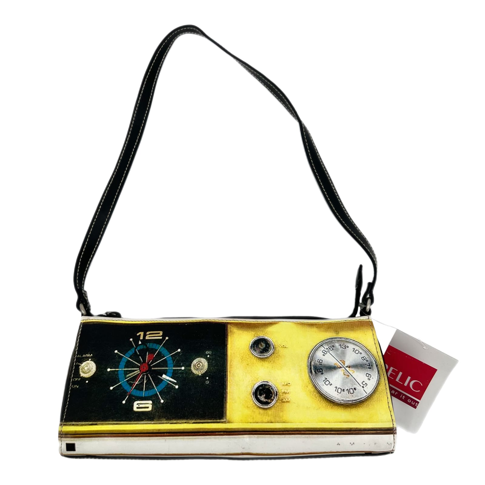 Relic Black Yellow Radio Mini Shoulder Bag Relic Black Yellow Radio ...