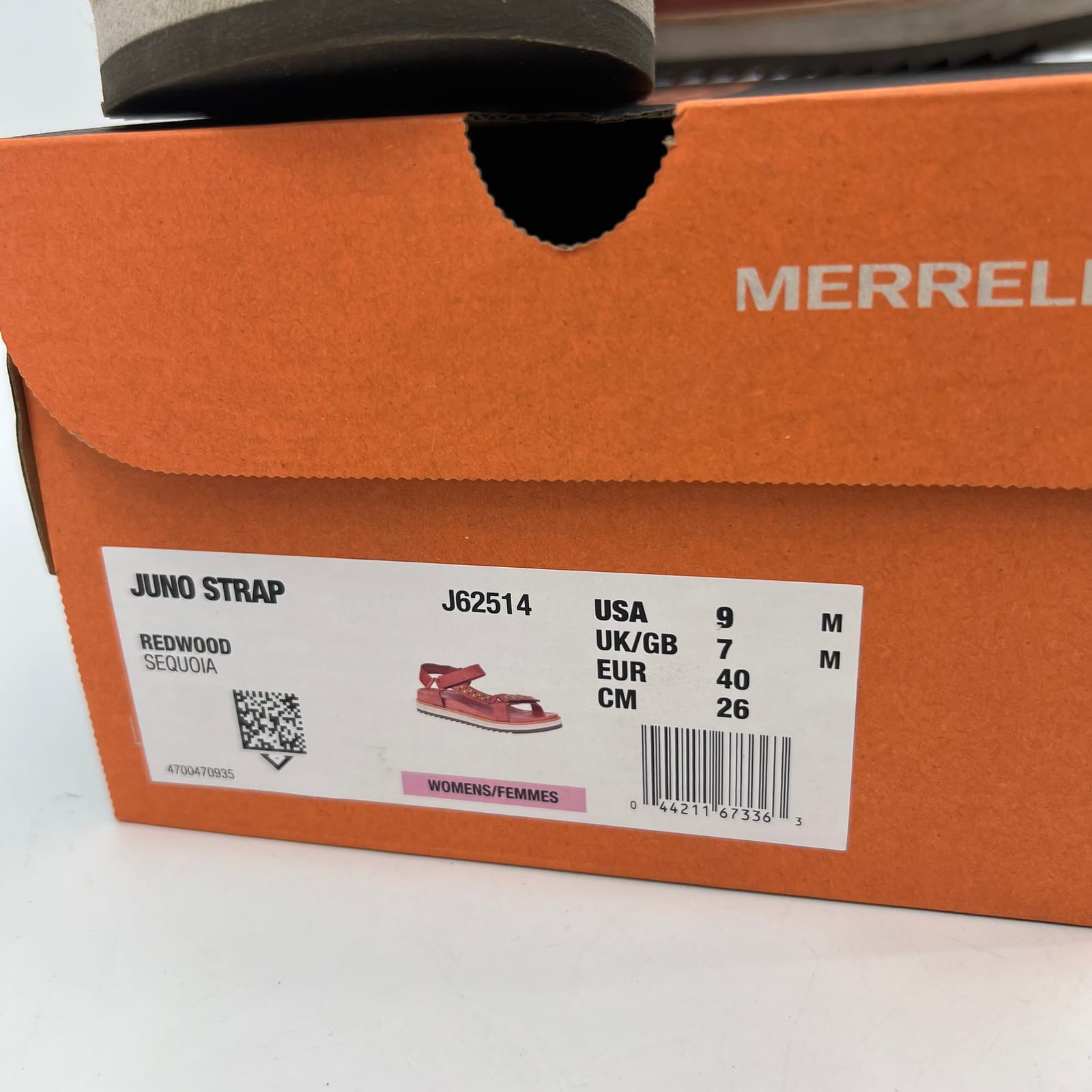 Merrell Red Adjustable Strap Leather Sandals Merrell Red Adjustable ...